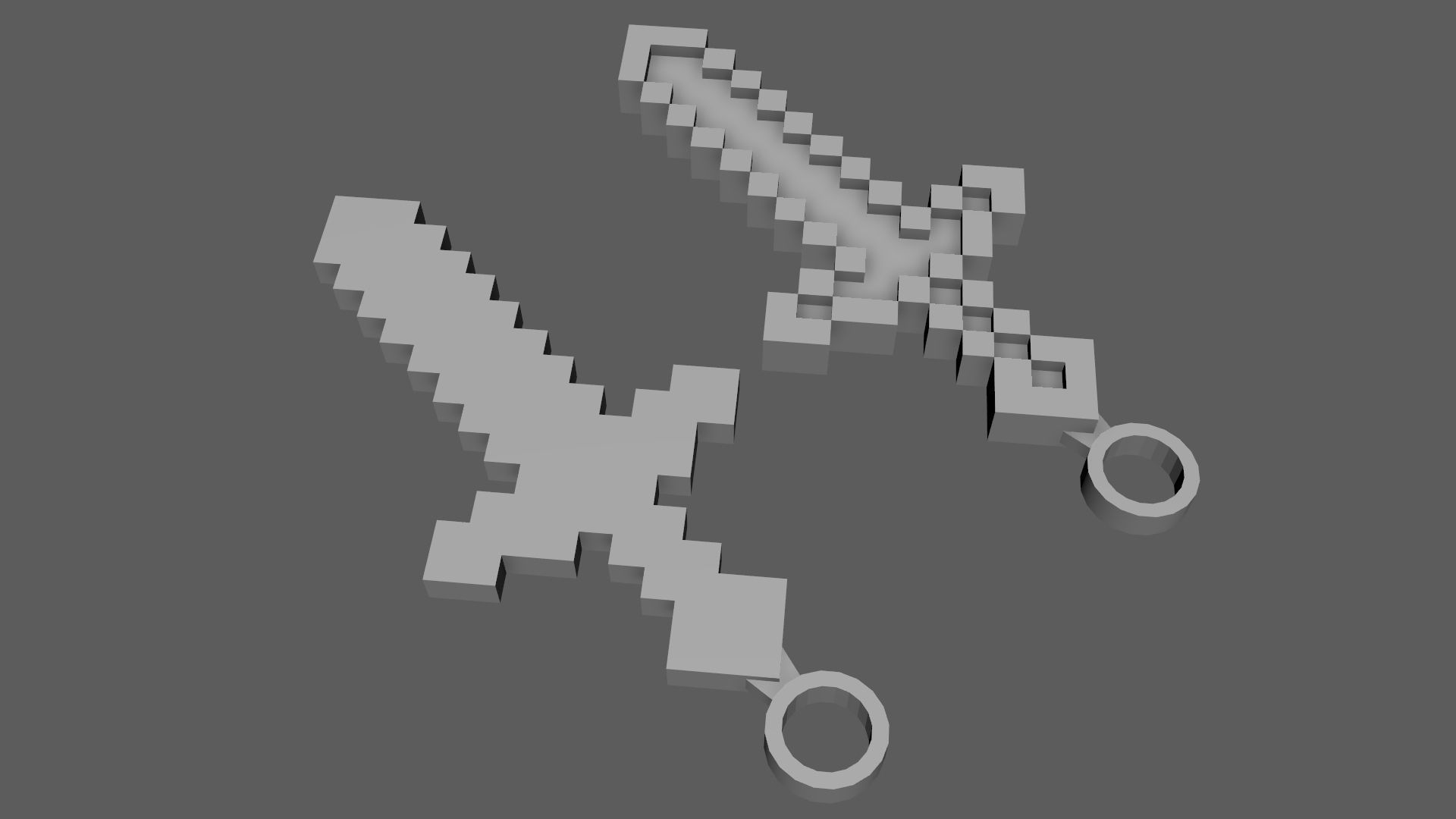 Minecraft Sword for 3D PrintTest Object Please Comment free VR / AR ...