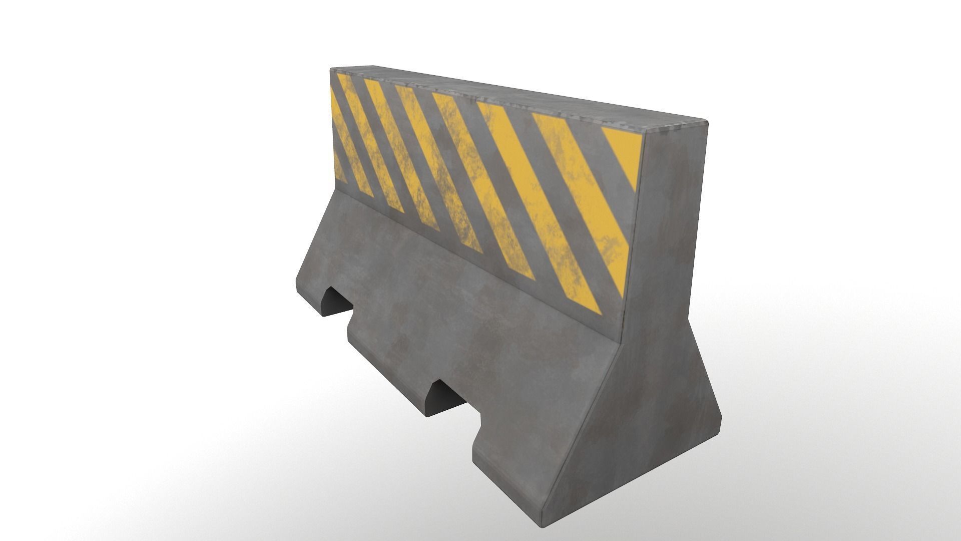 3D model Stone Barrier VR / AR / low-poly | CGTrader