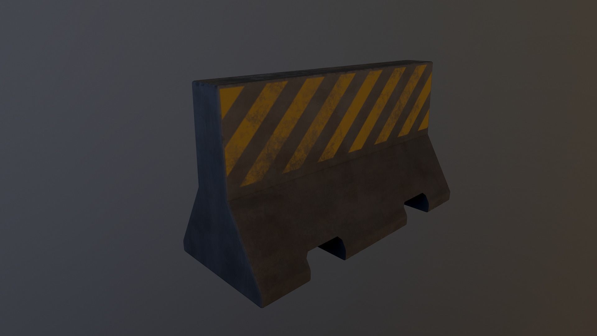 3D model Stone Barrier VR / AR / low-poly | CGTrader