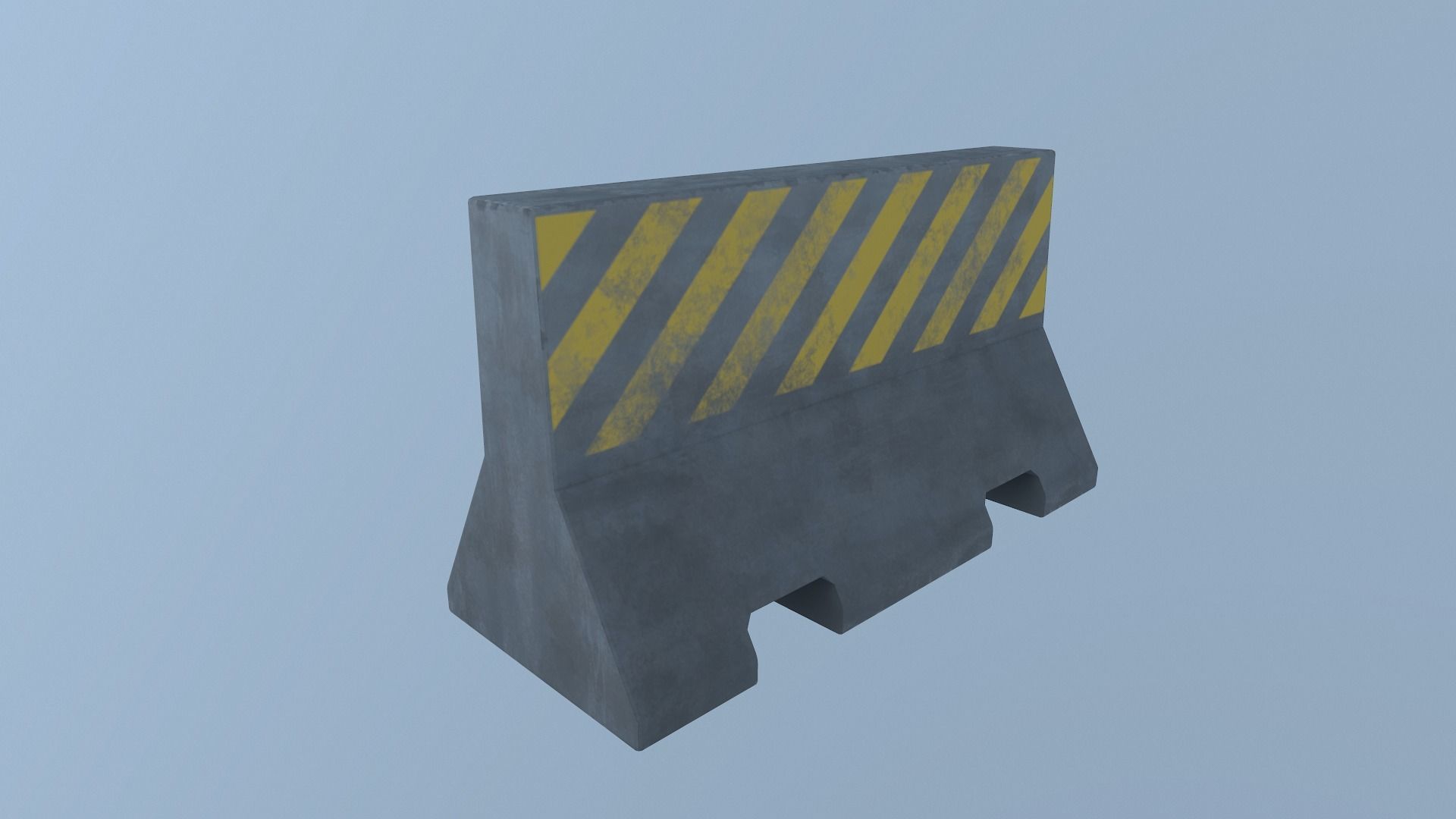 3D model Stone Barrier VR / AR / low-poly | CGTrader