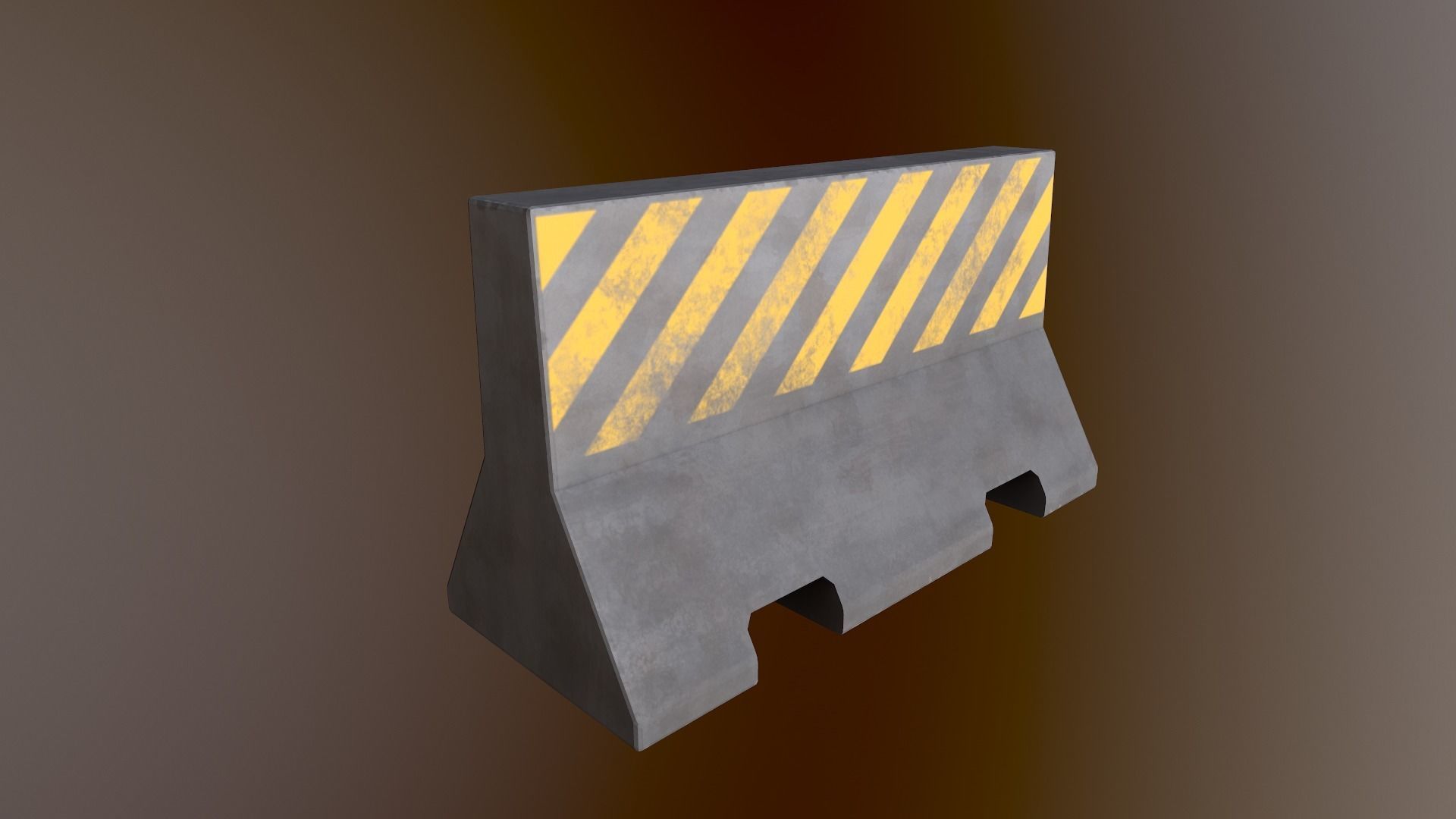 3D model Stone Barrier VR / AR / low-poly | CGTrader