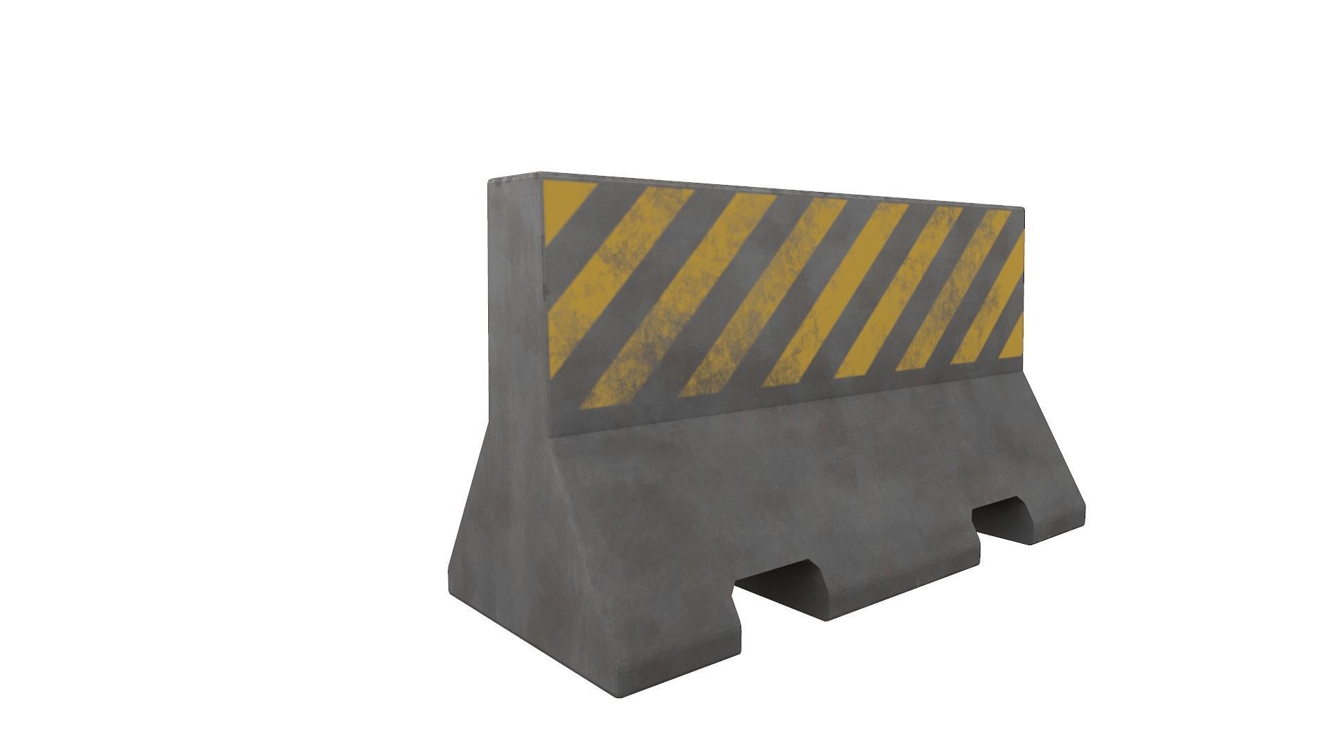 3D model Stone Barrier VR / AR / low-poly | CGTrader