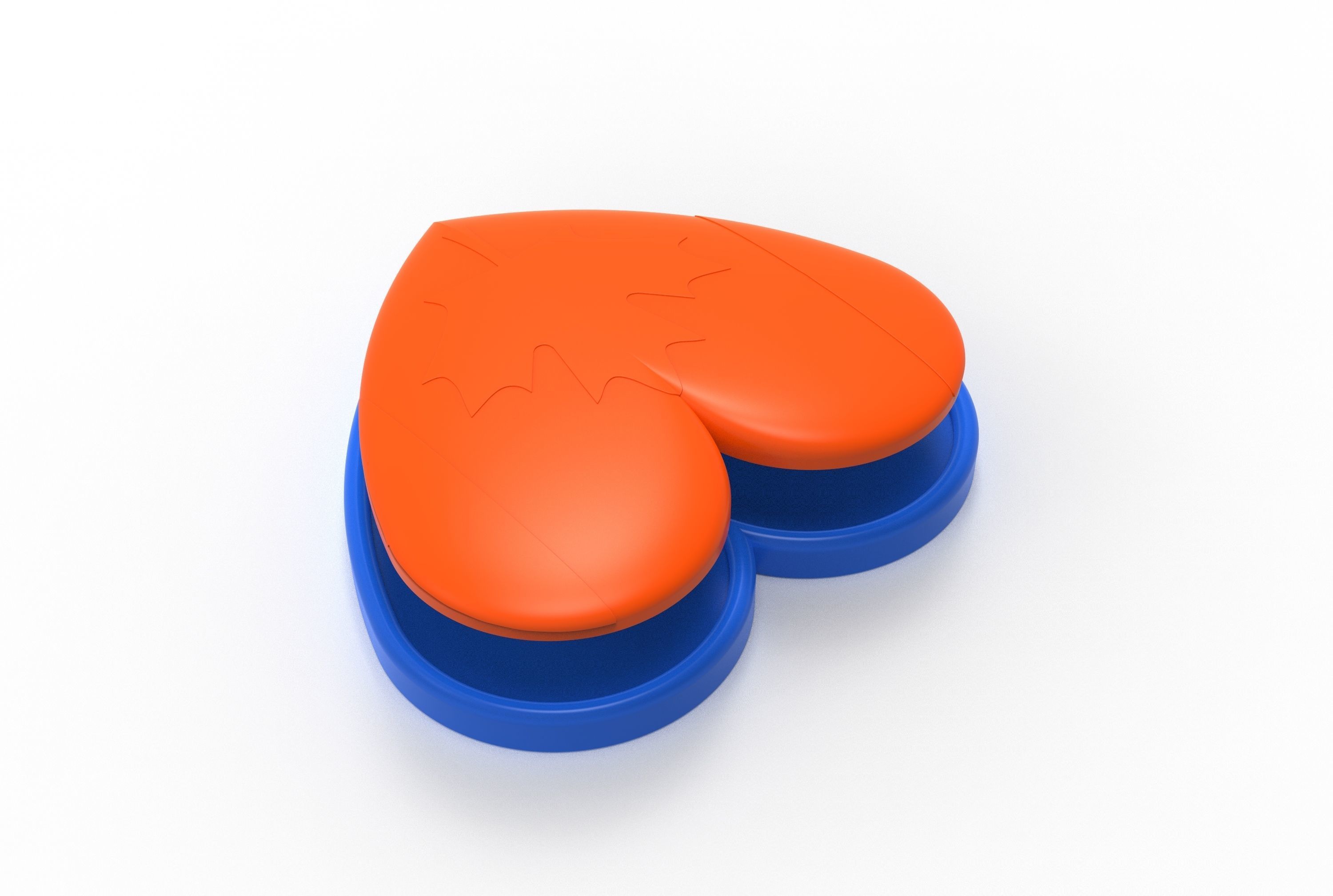 Canada heart badge 3D model 3D printable | CGTrader