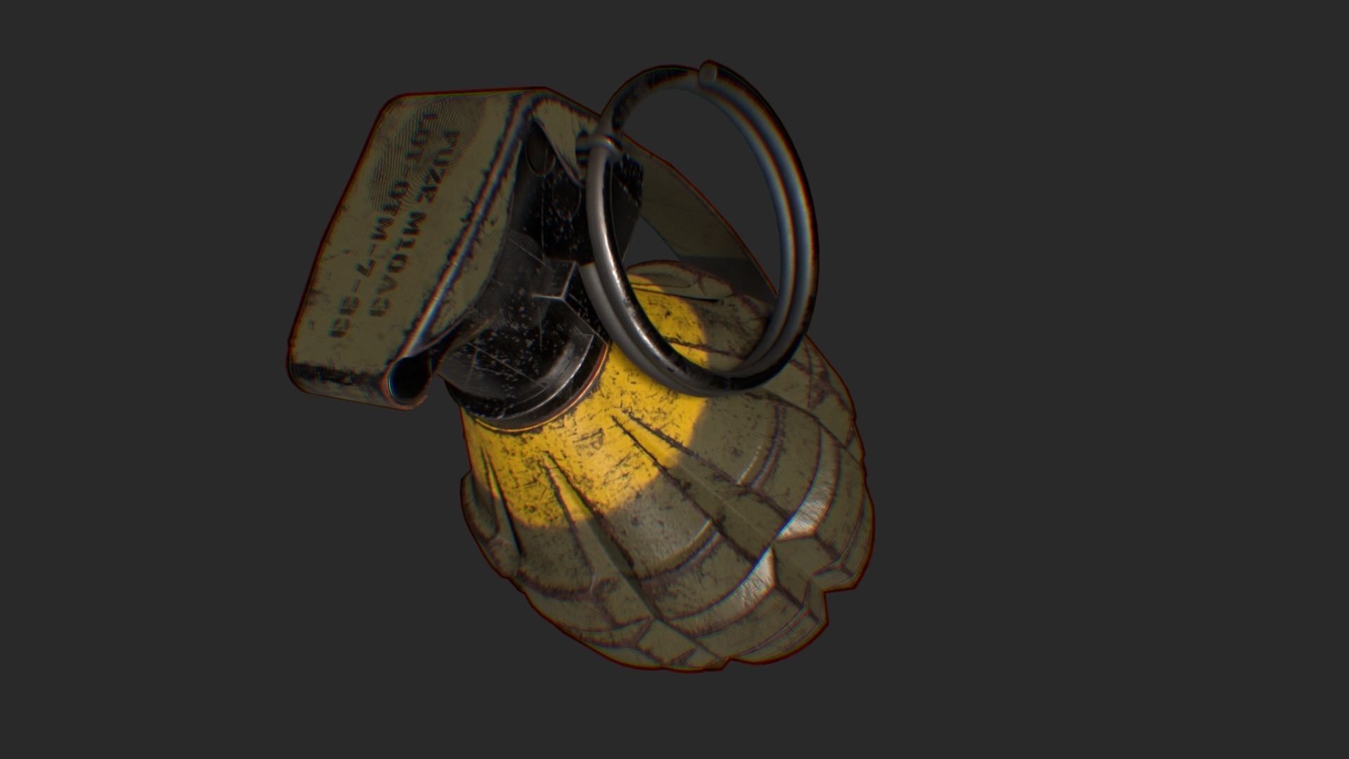 3D model MK2 Grenade VR / AR / low-poly | CGTrader