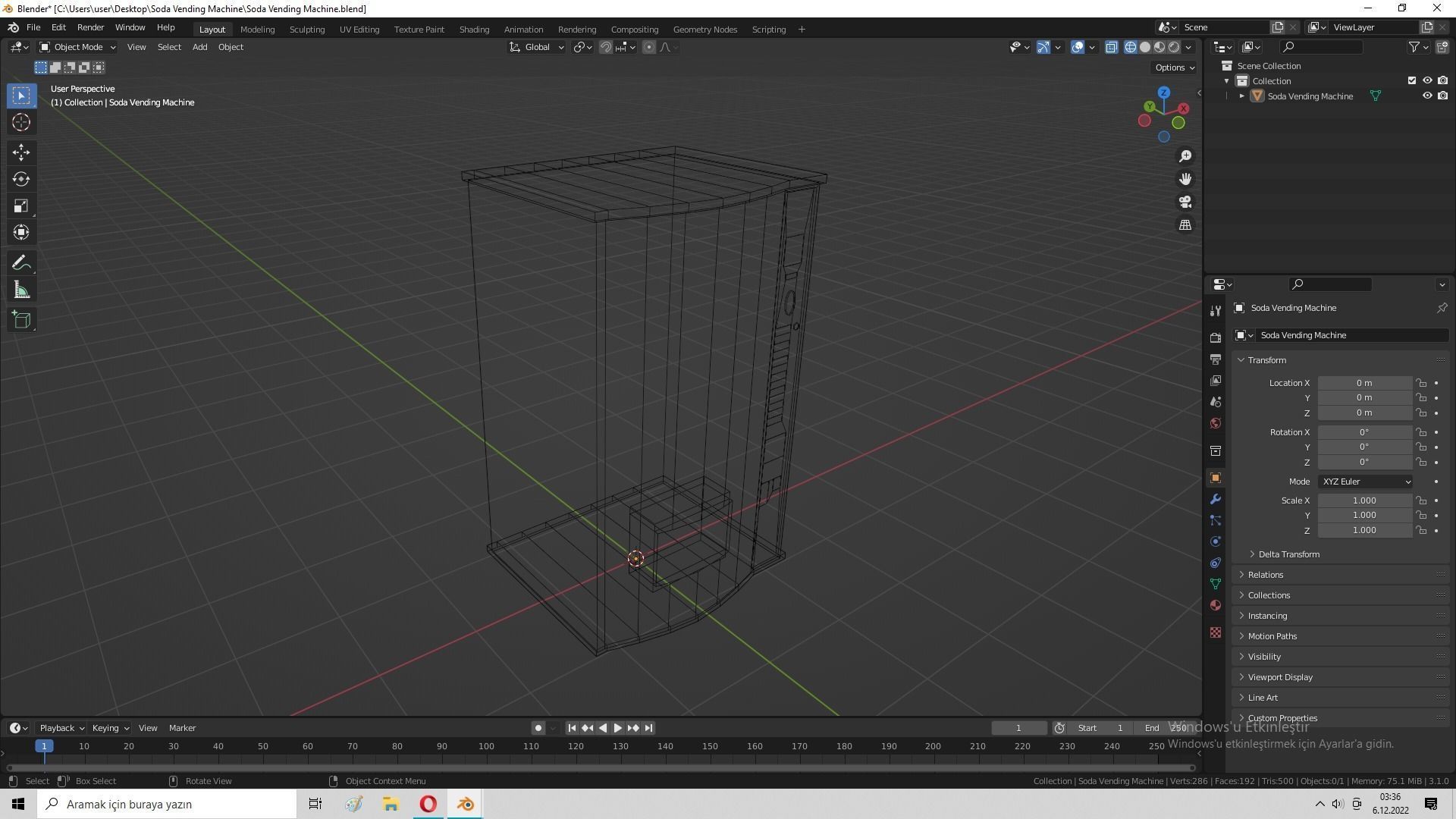 Soda Vending Machine free VR / AR / low-poly 3D model | CGTrader