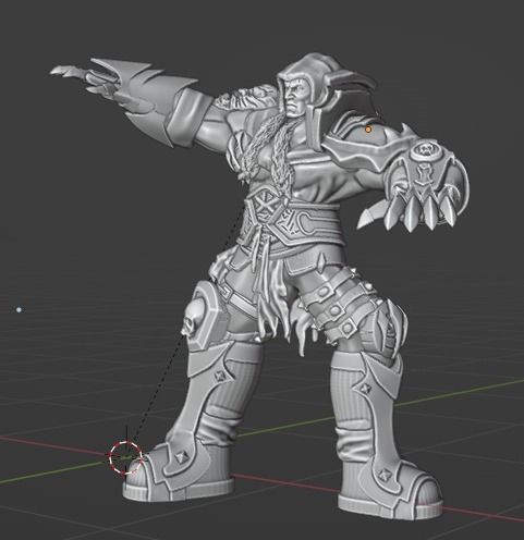War and angel Fight pose Darksiders 3D model 3D printable | CGTrader