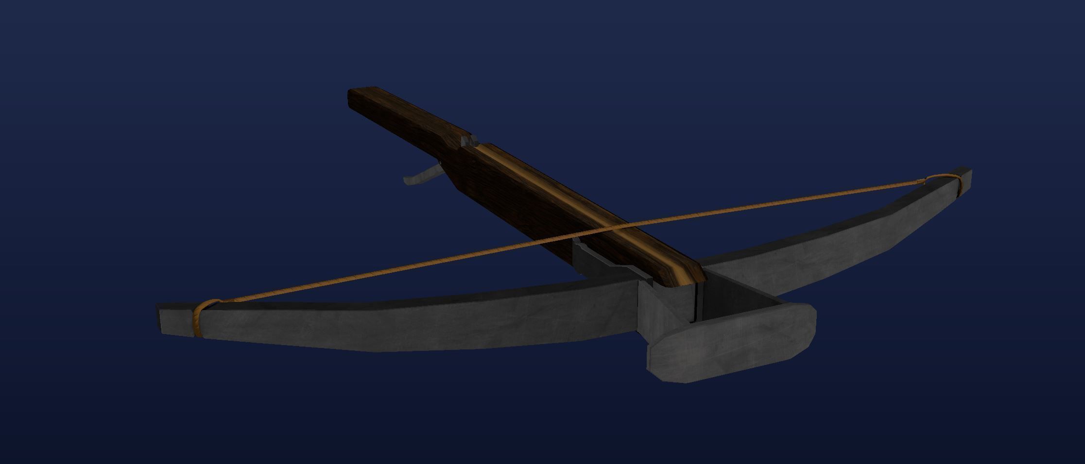 3D model Simple Medieval CrossBow VR / AR / low-poly | CGTrader