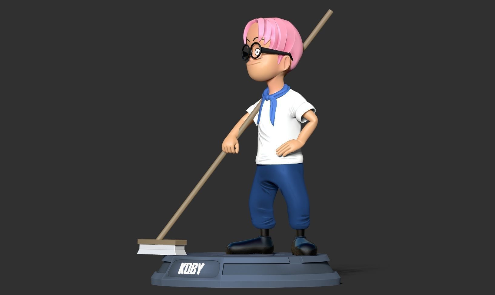 Kid Koby - One Piece Fanart 3D model 3D printable | CGTrader