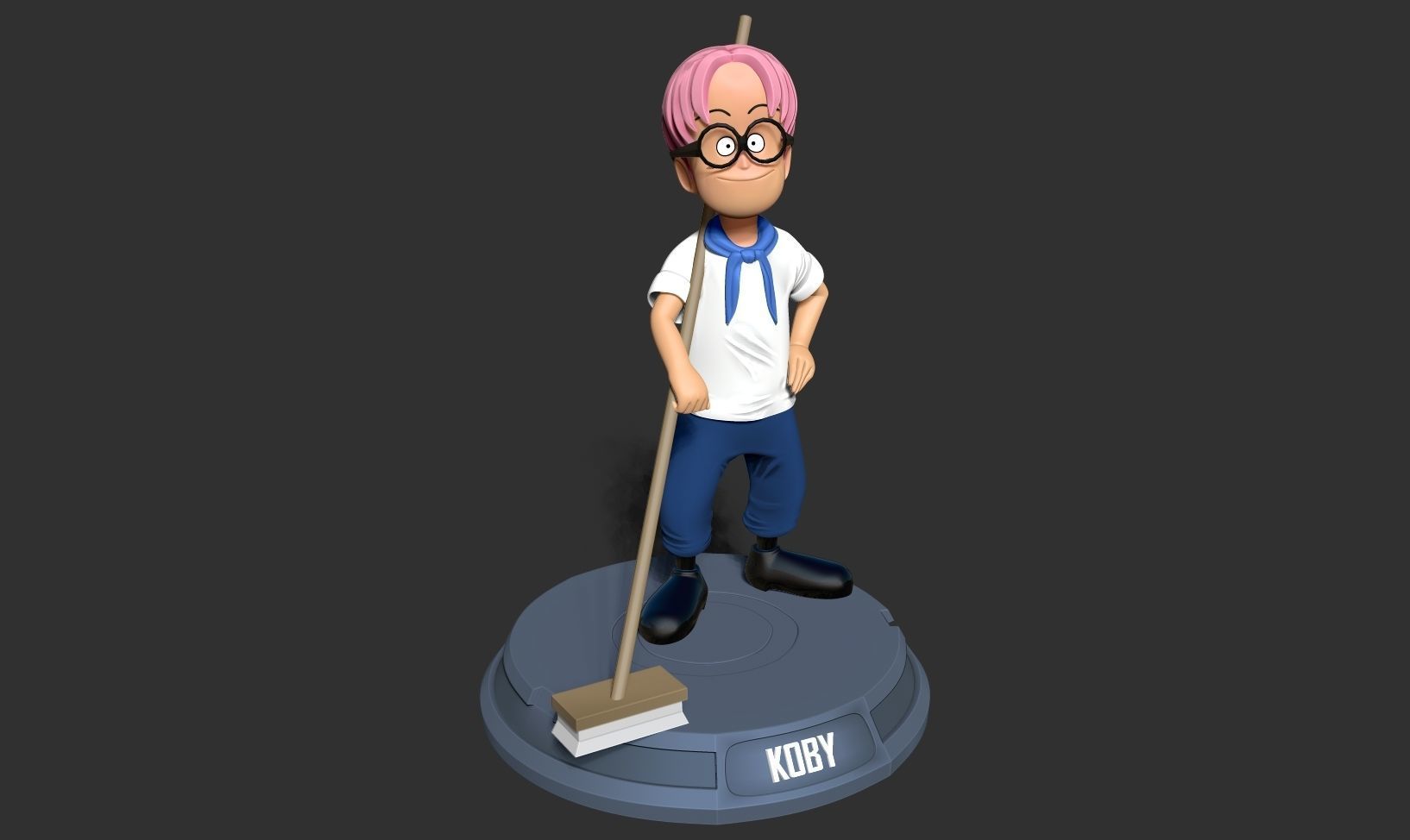 Kid Koby - One Piece Fanart 3D model 3D printable | CGTrader