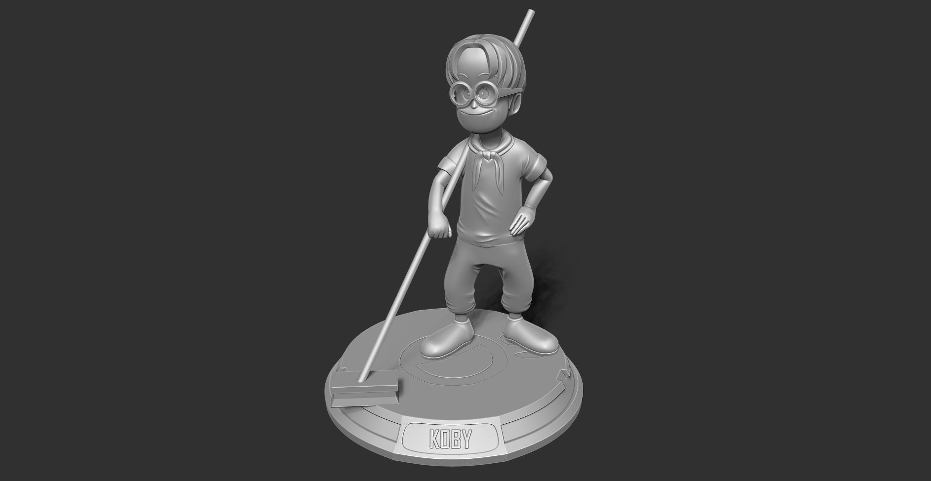 Kid Koby - One Piece Fanart 3D model 3D printable | CGTrader