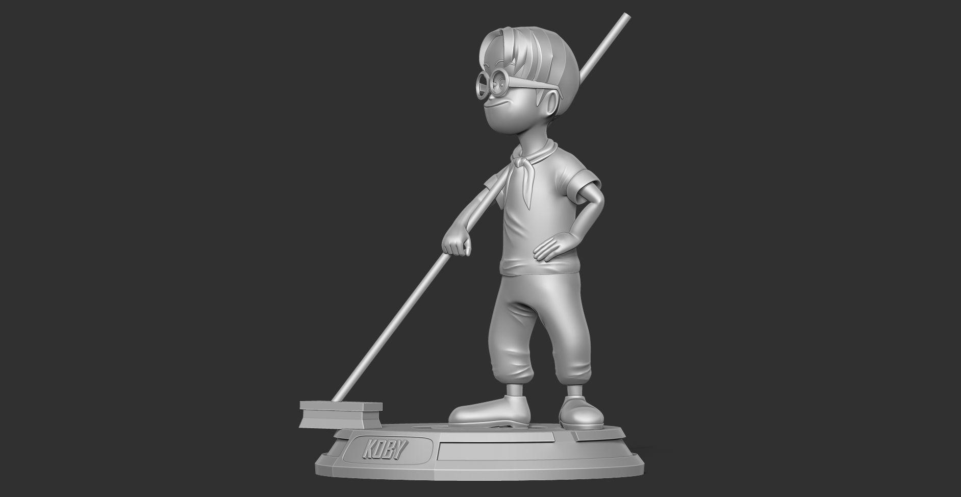 Kid Koby - One Piece Fanart 3D model 3D printable | CGTrader