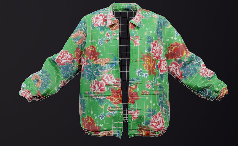Supreme shirt lowpoly Asset 3D model | CGTrader