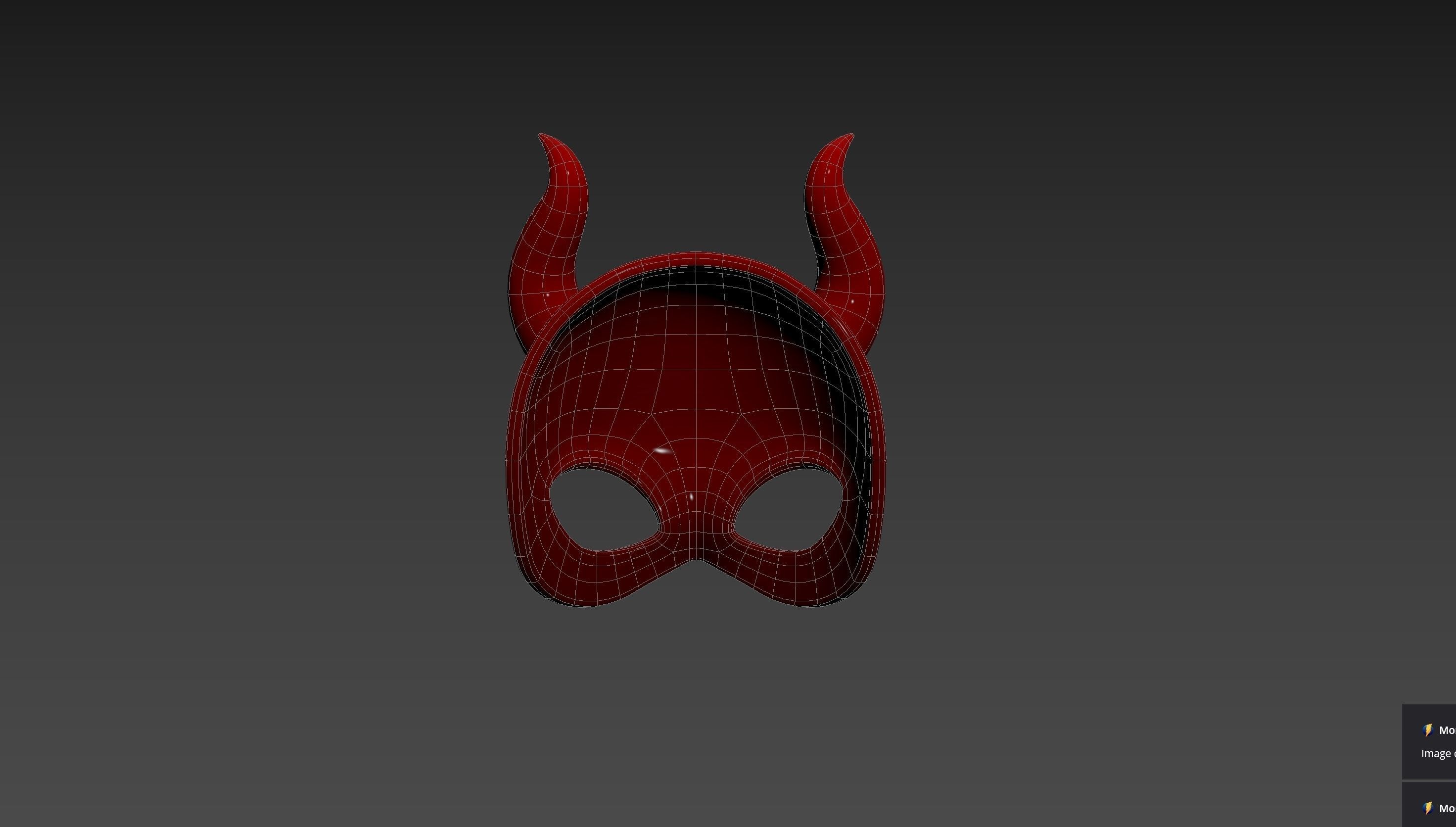 Prop203 Devil Mask 3D model | CGTrader