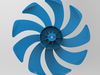 FAN BLADE 9 BLADES 3D model 3D printable | CGTrader
