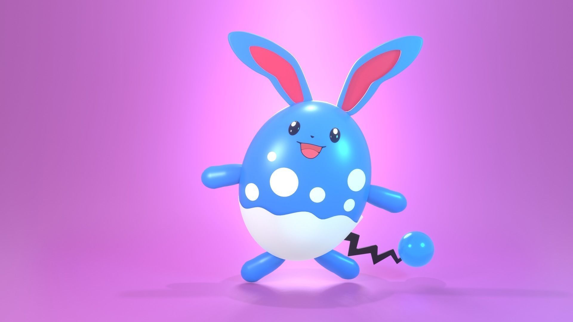 3D model pokemon Azumarill 3D model VR / AR / low-poly | CGTrader