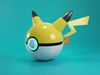 3D model pika ball 3d model VR / AR / low-poly | CGTrader