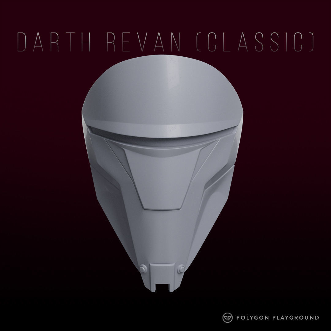 Darth Revan Mask Classic 3D model 3D printable | CGTrader