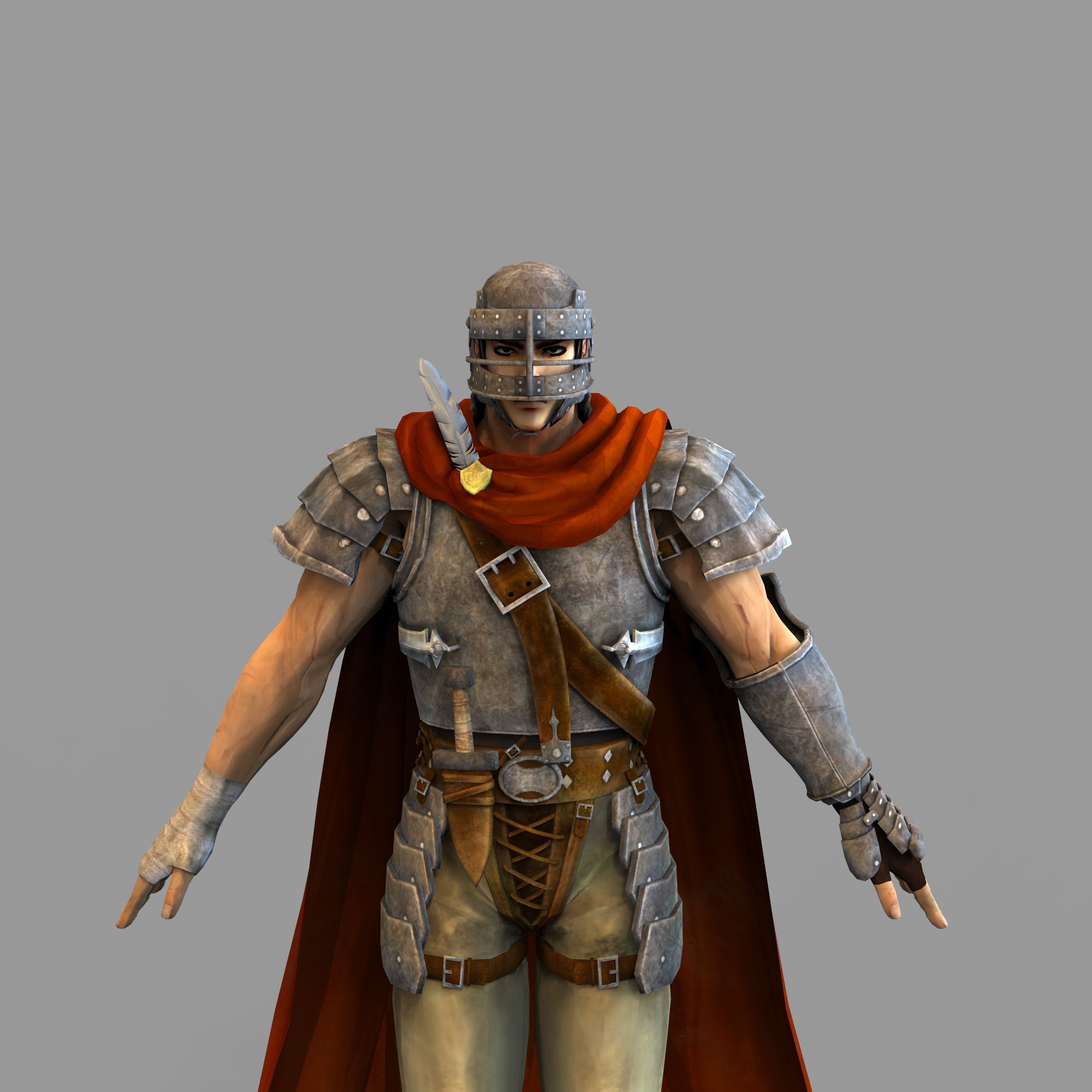 GUTS Berserk Band of the Hawk Body Armor with Sword 3D model 3D ...