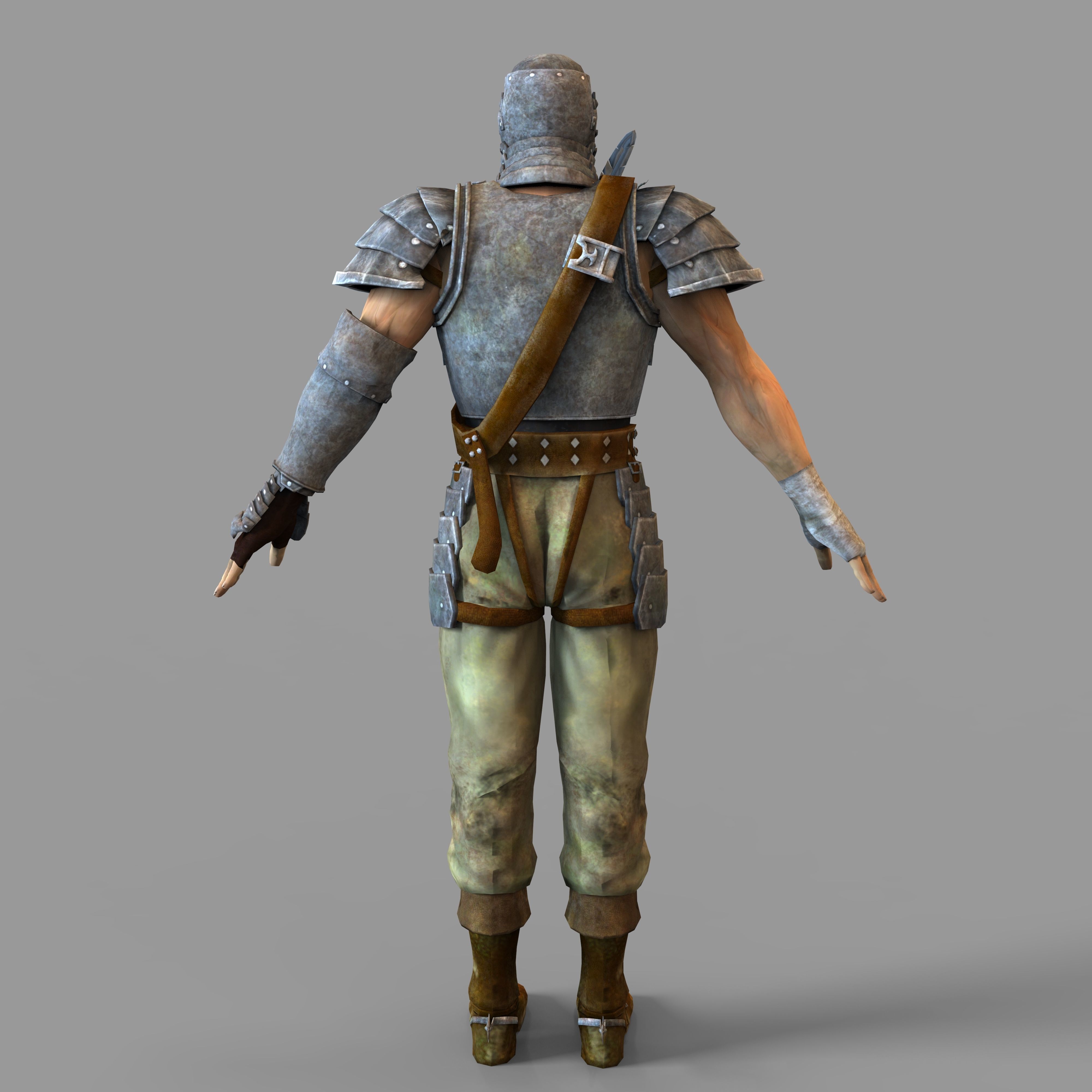 GUTS Berserk Band of the Hawk Body Armor with Sword 3D model 3D ...