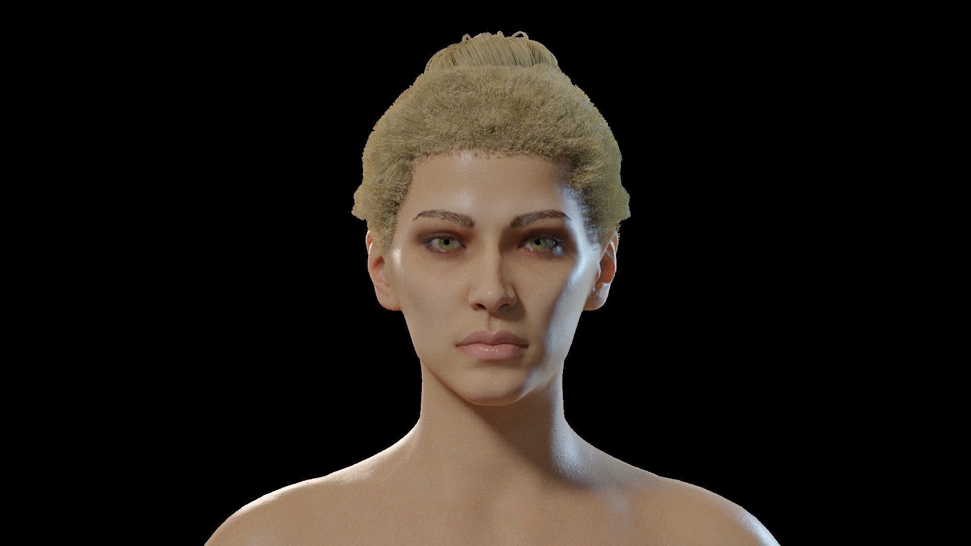 Jeny - rigged Blender Character 3D model rigged | CGTrader