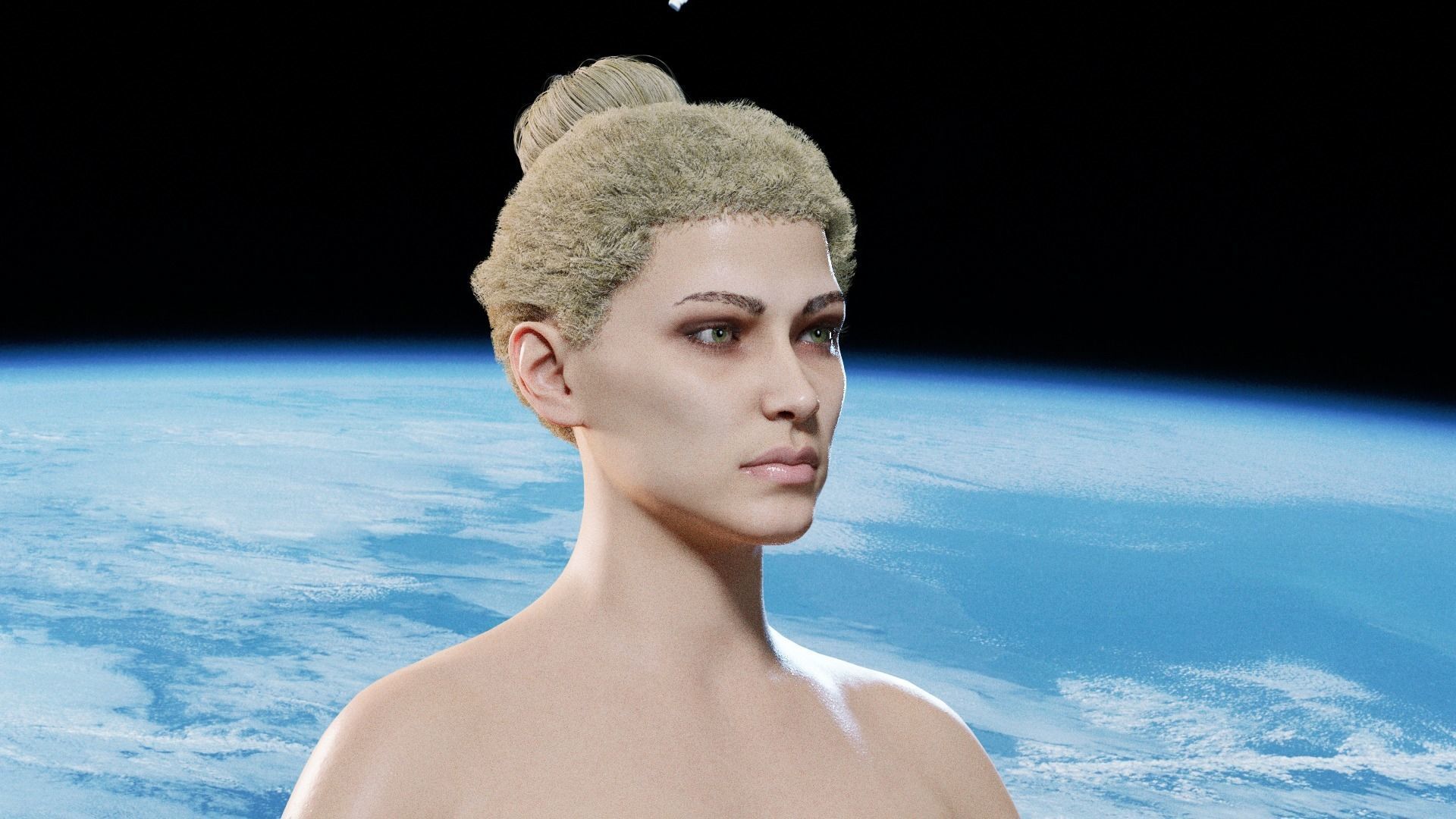 Jeny - rigged Blender Character 3D model rigged | CGTrader