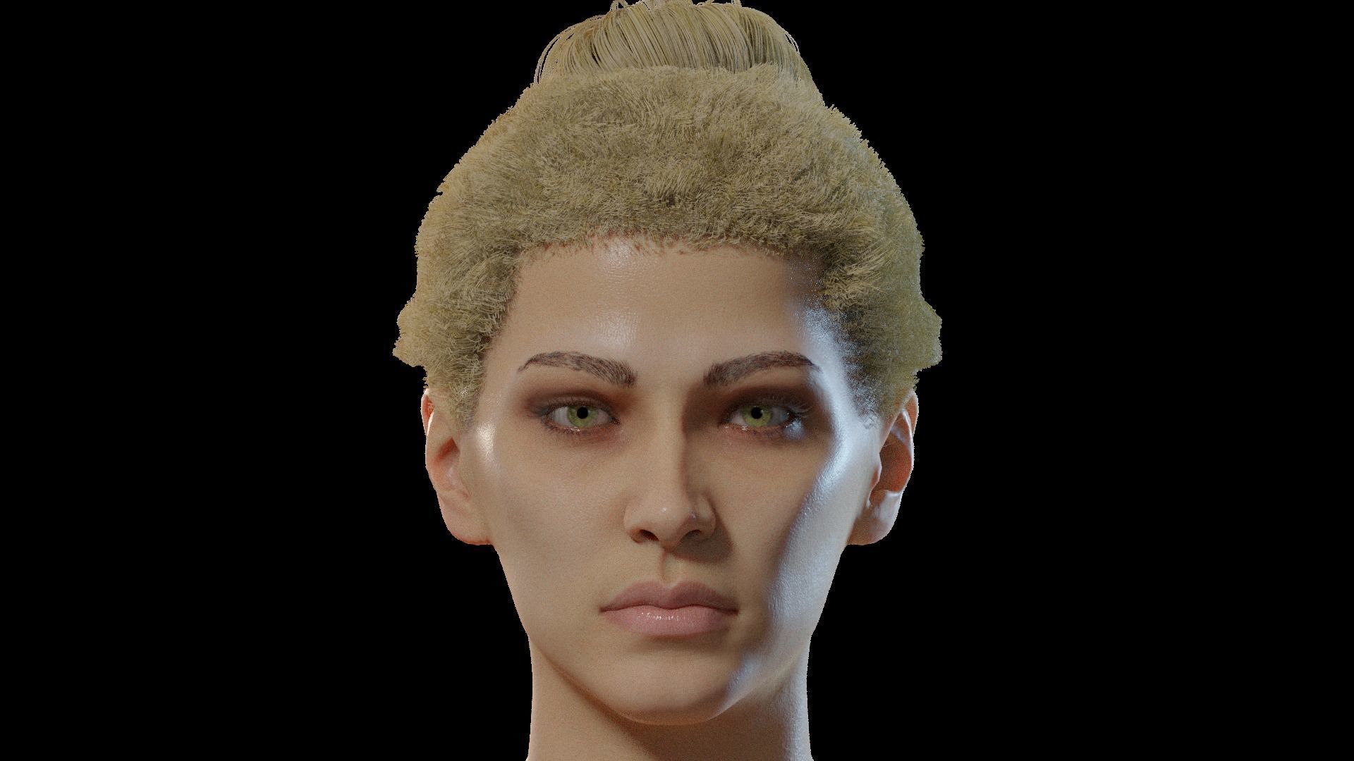 Jeny - rigged Blender Character 3D model rigged | CGTrader