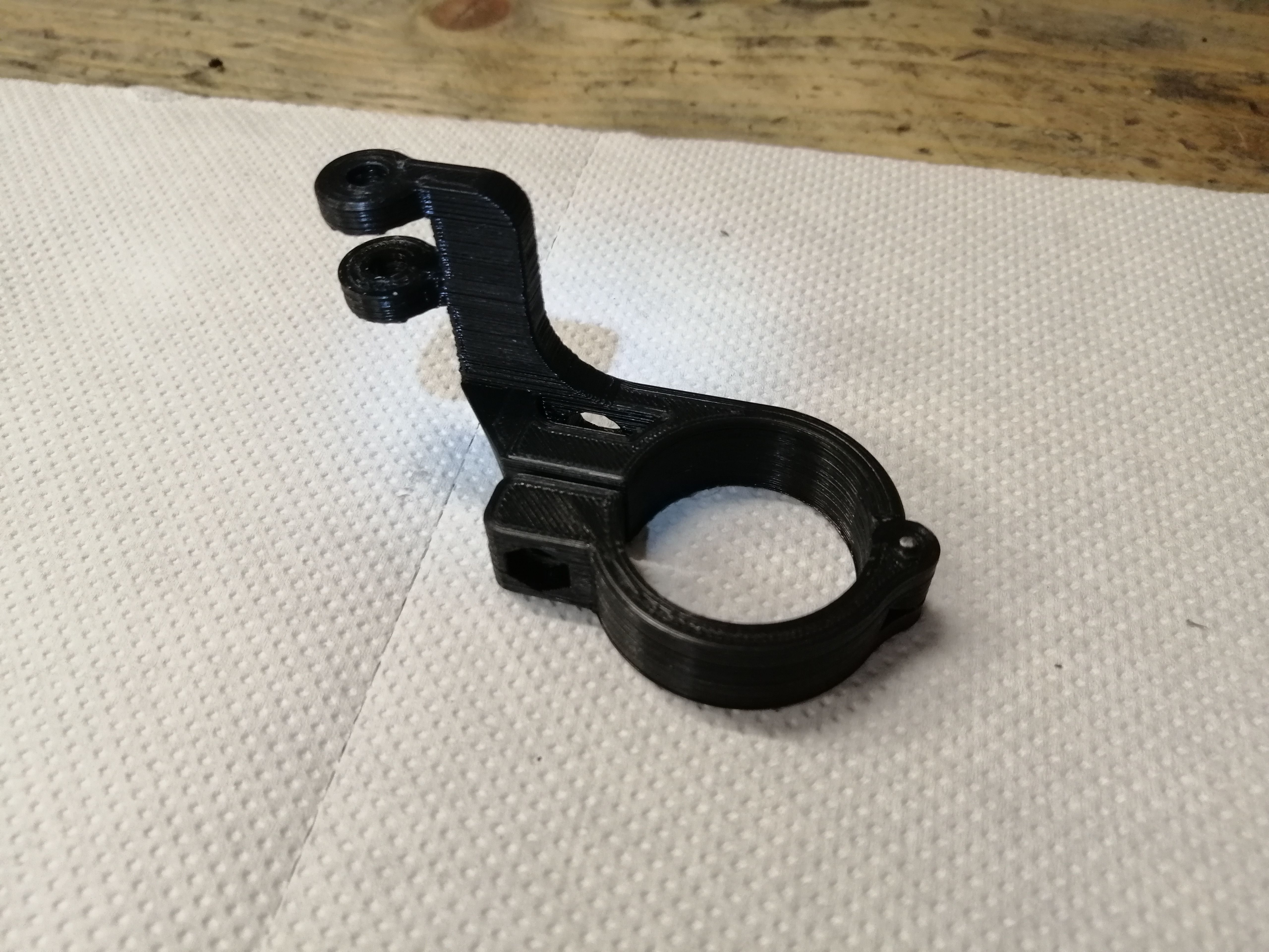 Bike handlebar light mount 3D model 3D printable | CGTrader