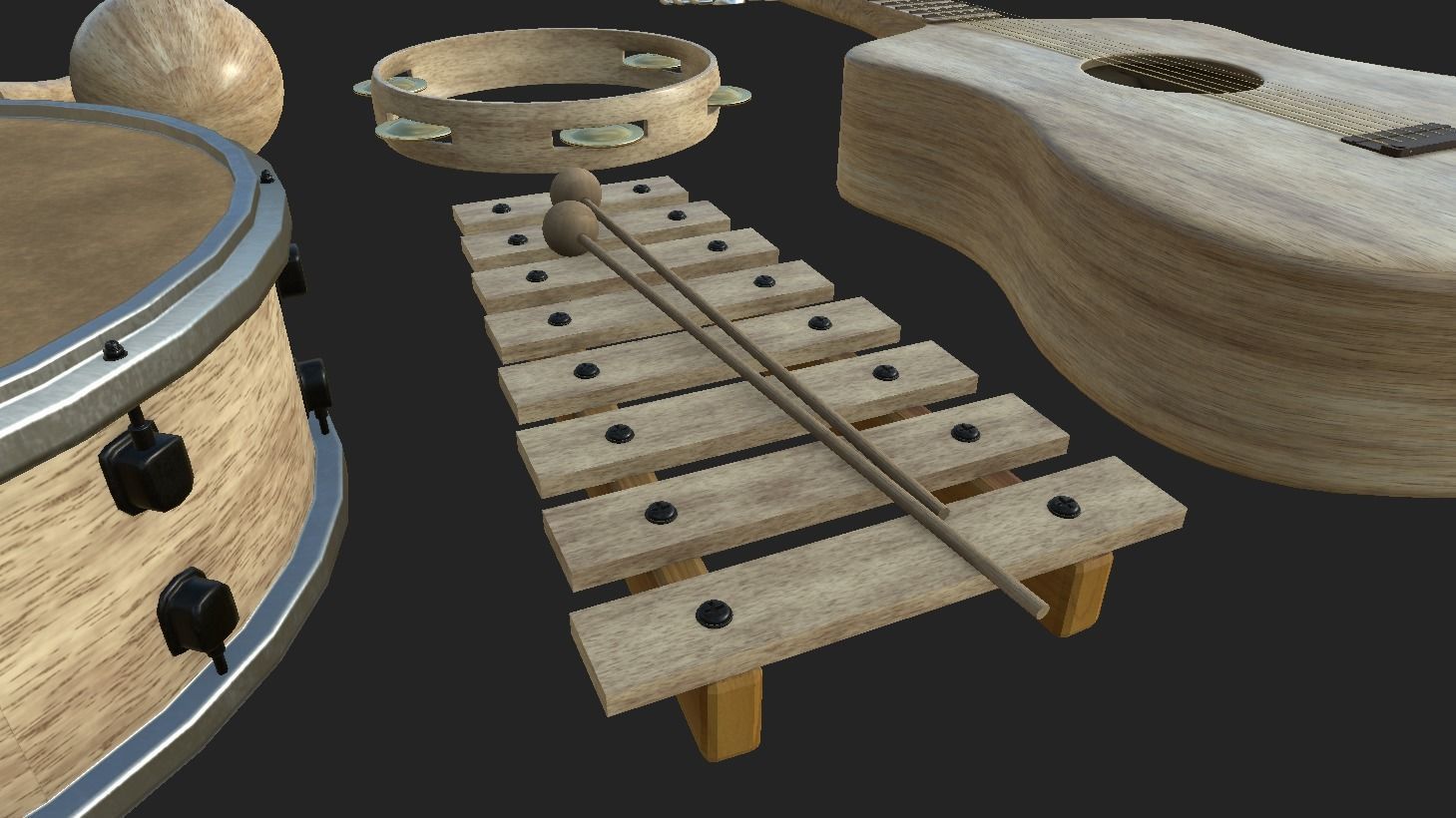 Musical intrument 3D model | CGTrader