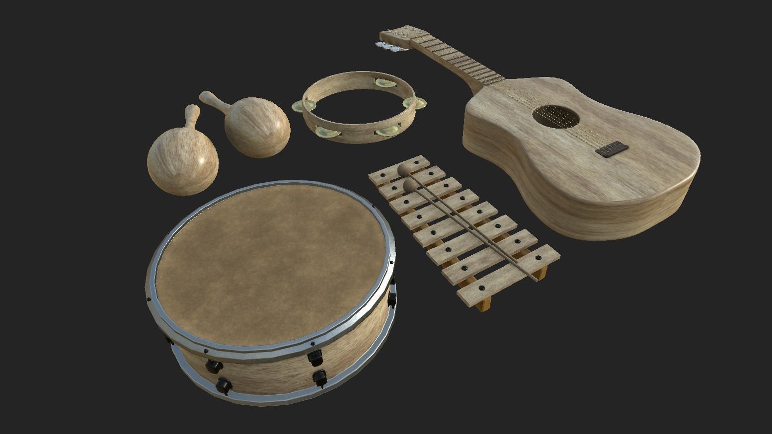 Musical intrument 3D model | CGTrader