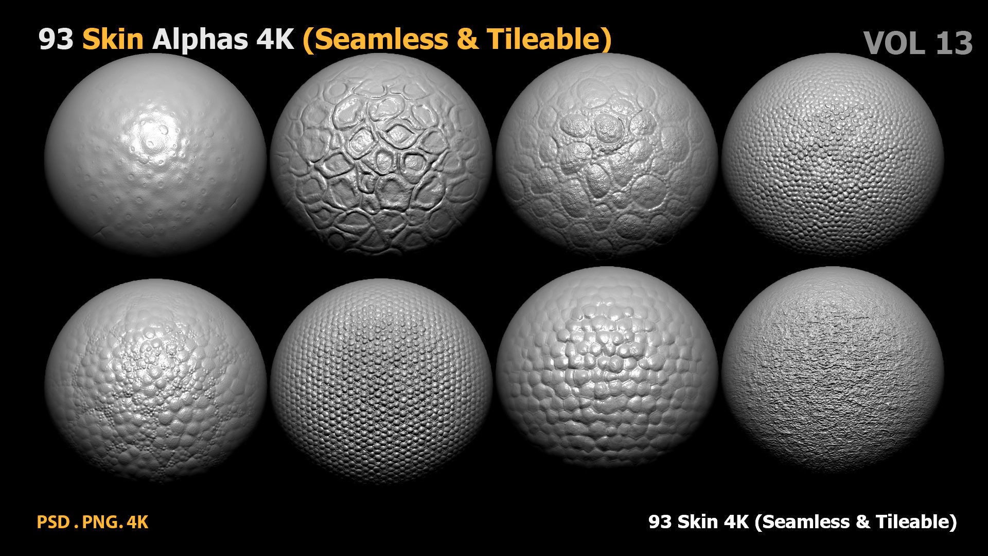 93 Skin Alphas Seamless Tileable Texture | CGTrader