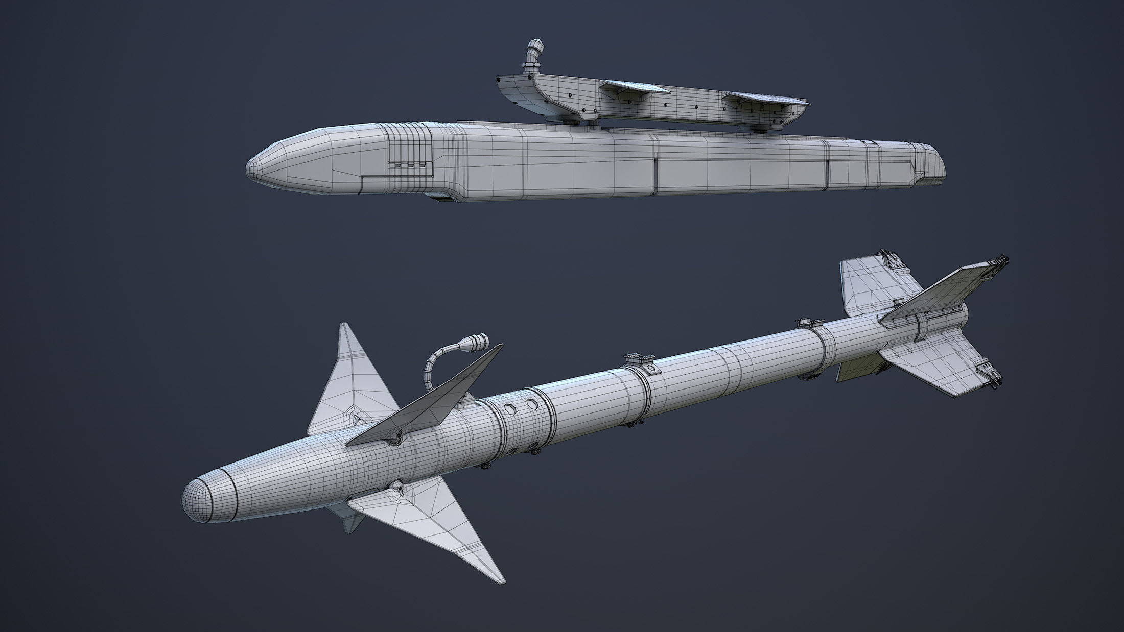 AIM-9 Sidewinder 3D model | CGTrader