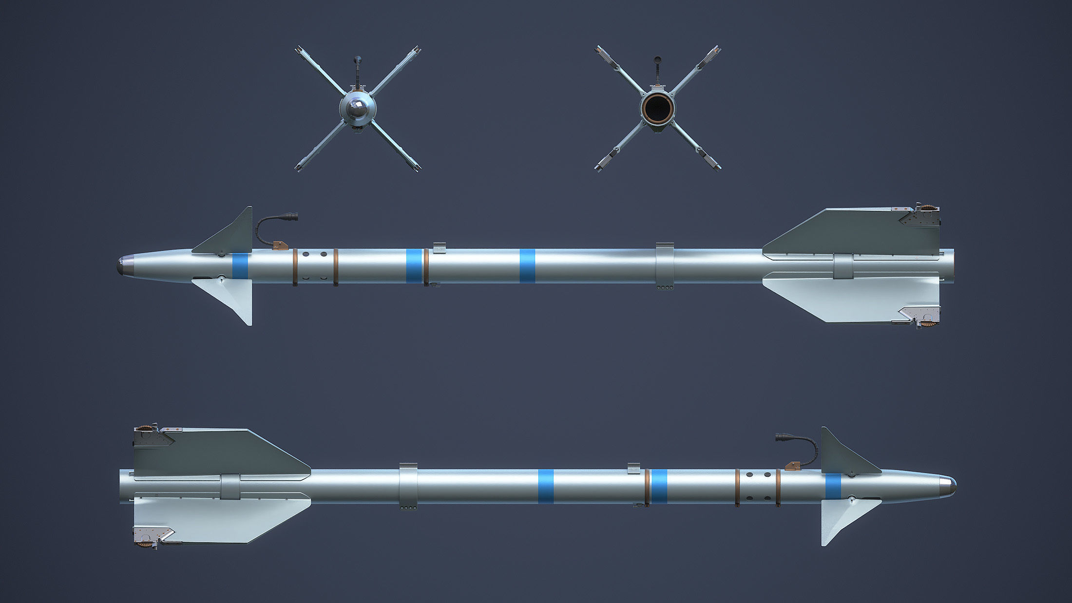 AIM-9 Sidewinder 3D model | CGTrader