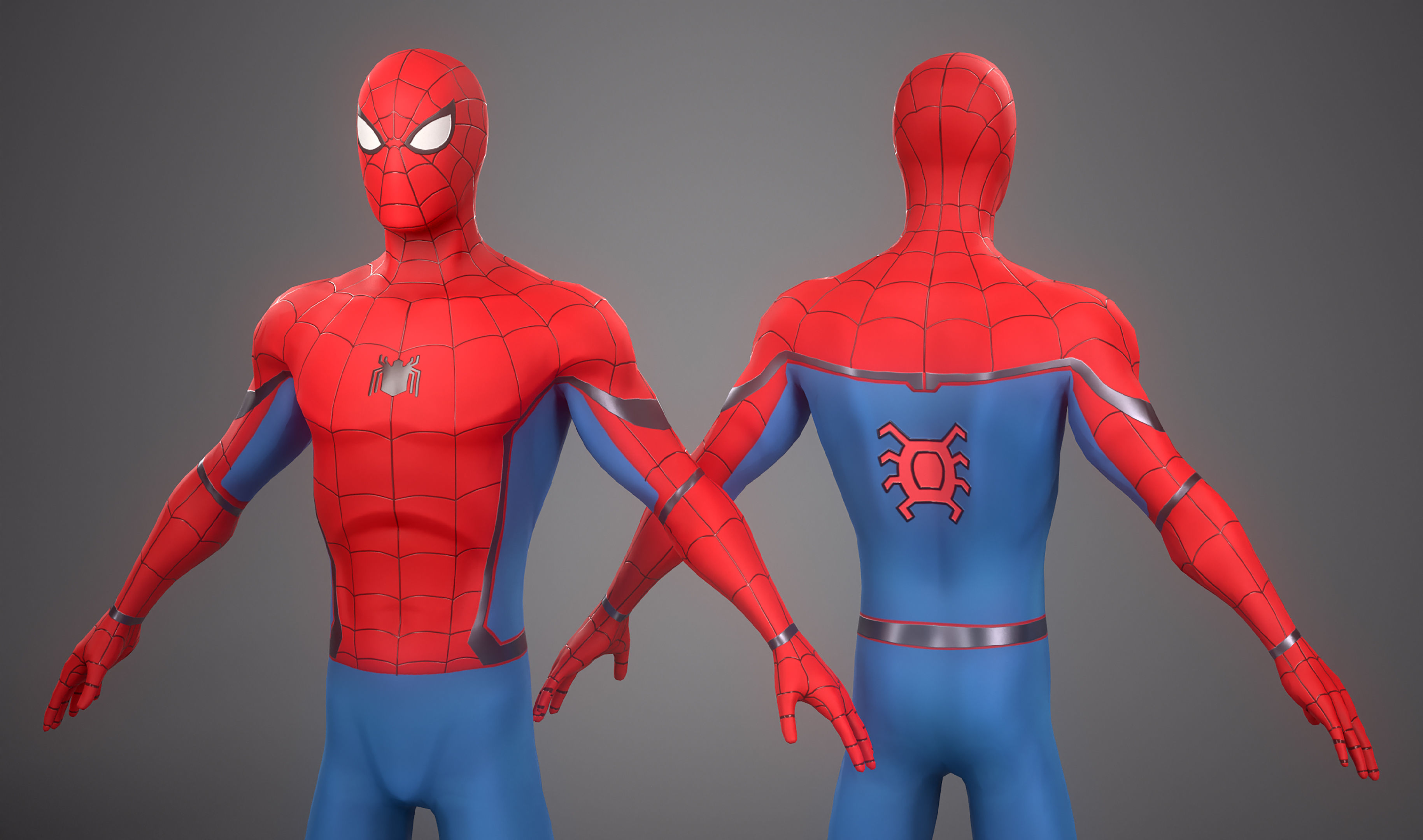 3D model Stylized Spider Man VR / AR / low-poly | CGTrader
