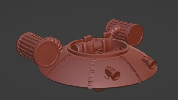 Space Cruiser Rick and Morty Rick Sanchez 3D model 3D printable | CGTrader