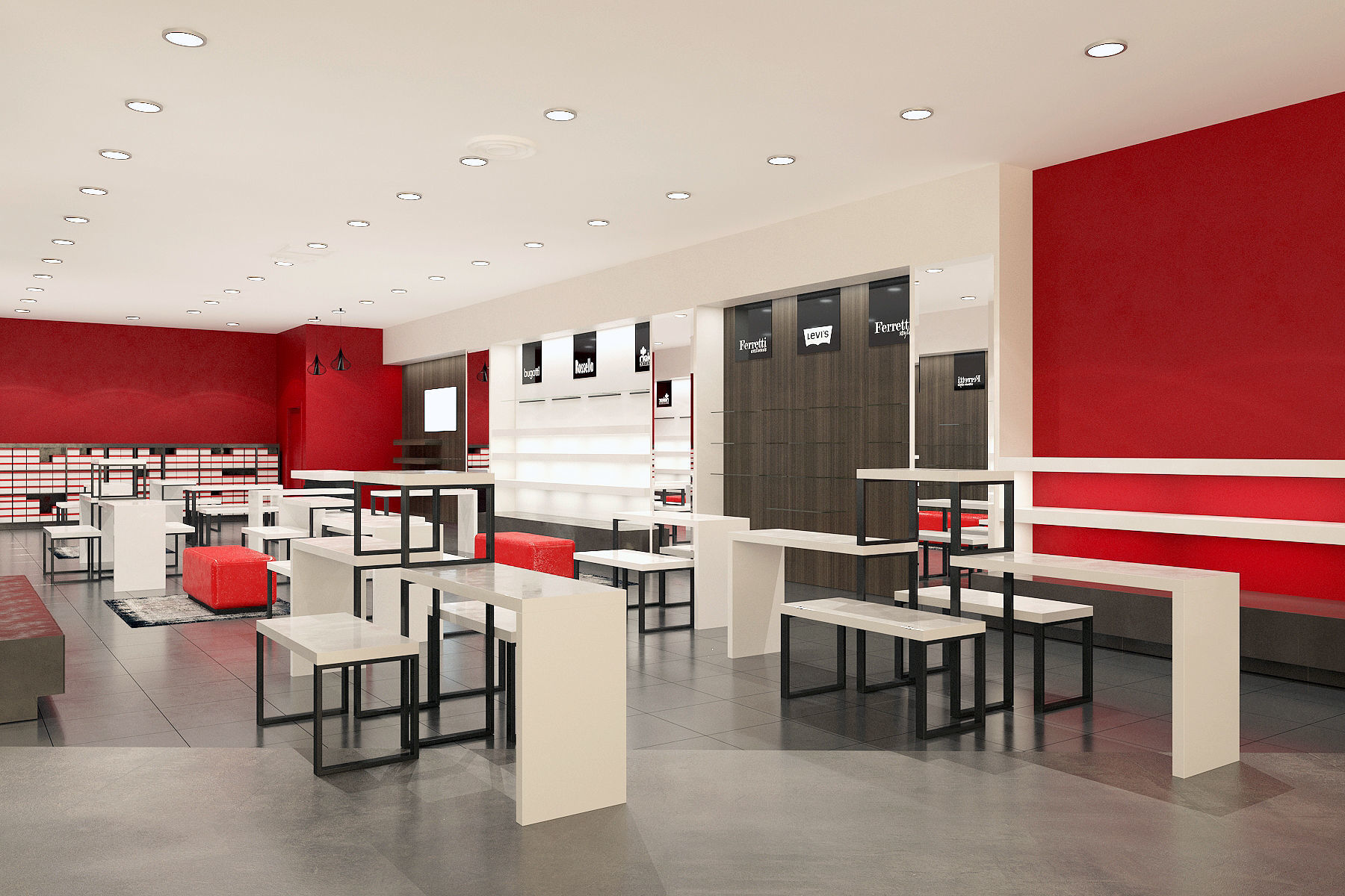 Shoe store interior 3D model | CGTrader