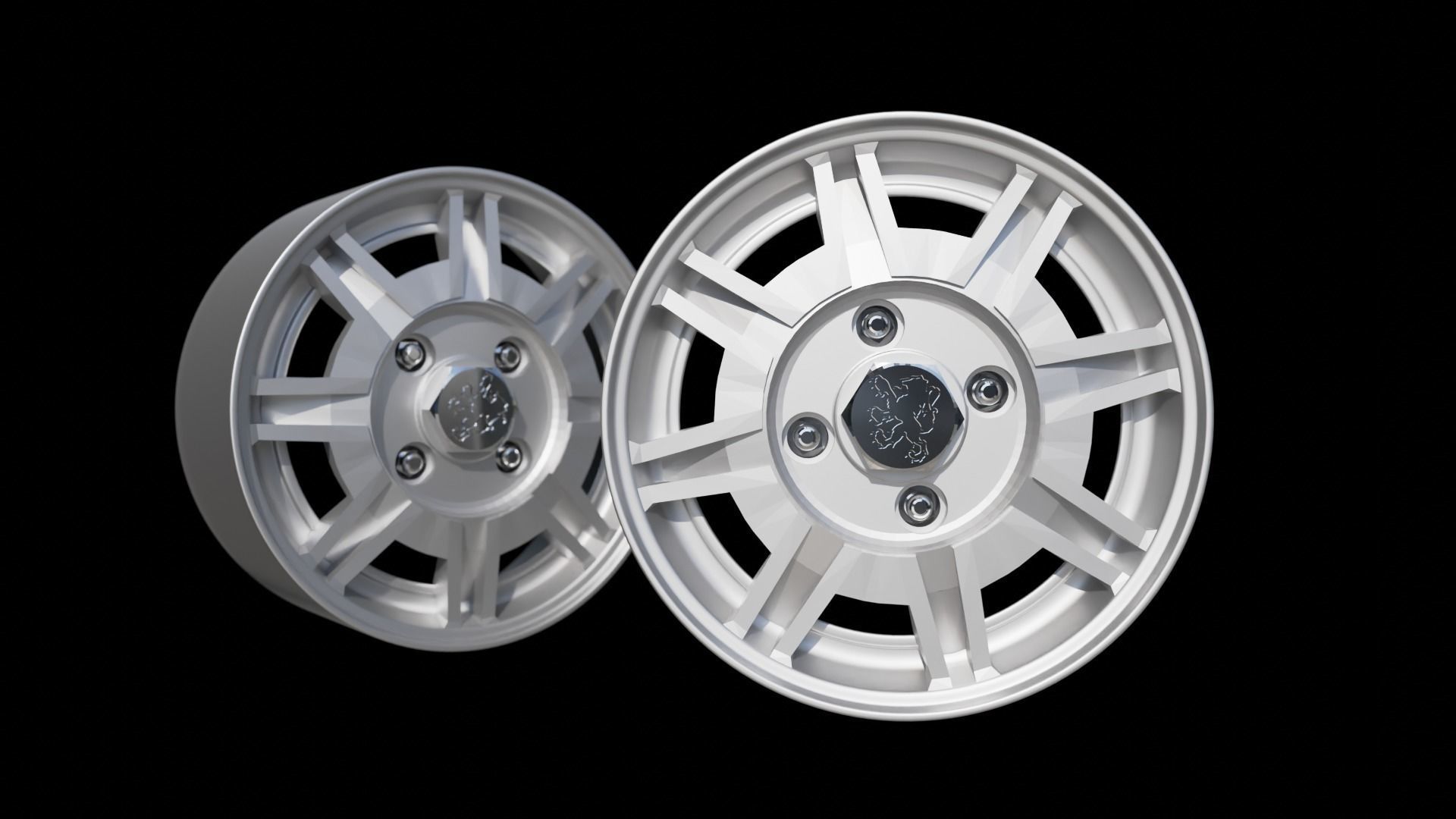 Rims Jantes TRX Peugeot 504 604 505 3D model | CGTrader