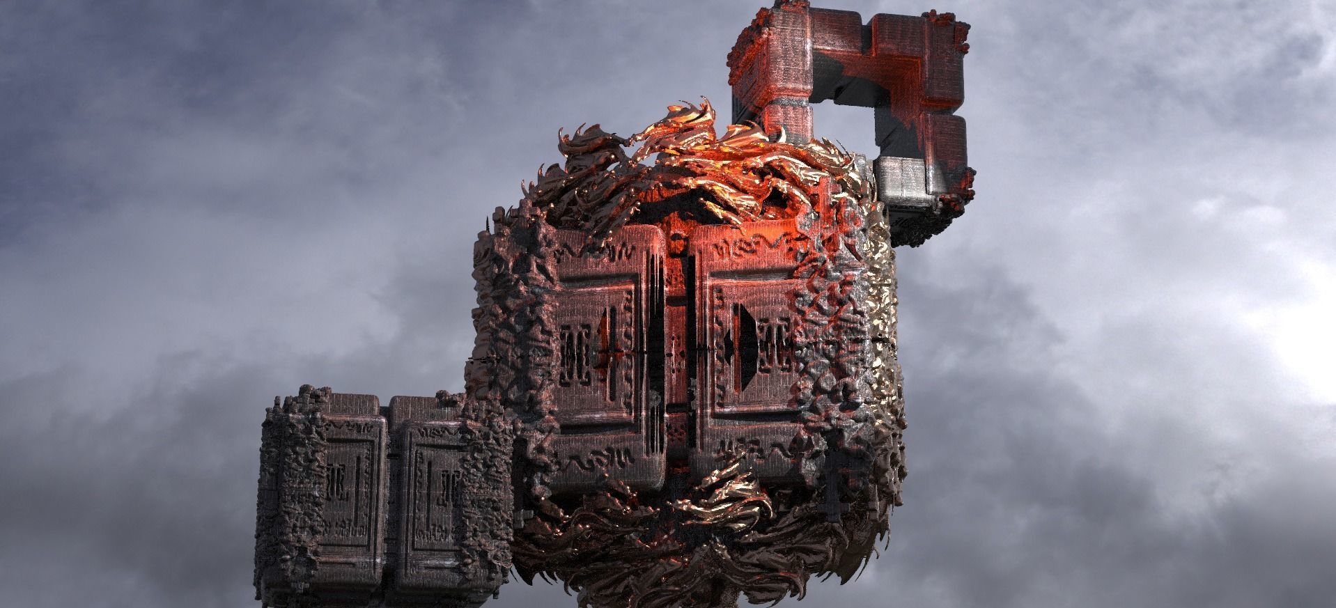 Dantes Inferno Hell Structures 3D model | CGTrader