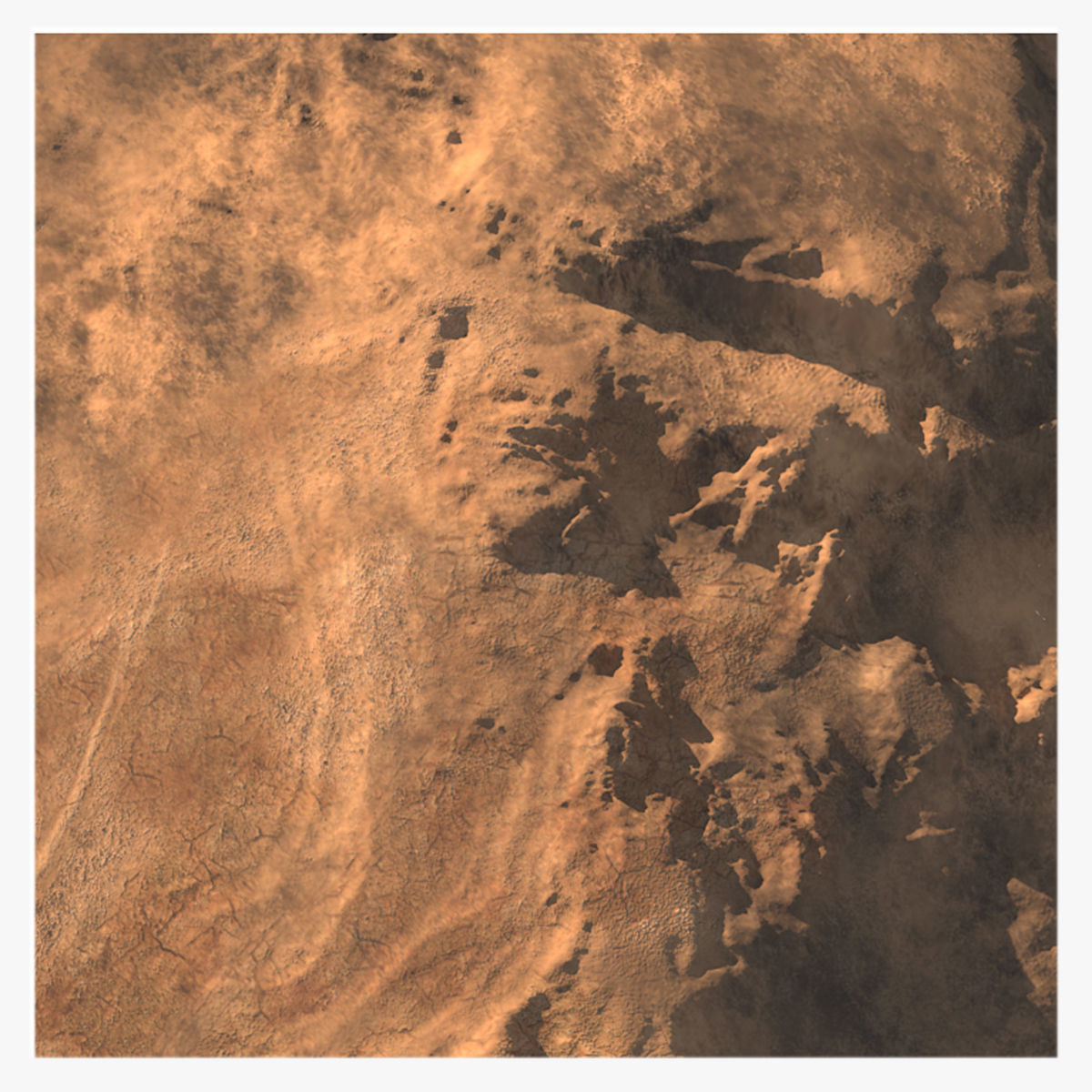 Real Desert Mountain Landscape free 3D model | CGTrader