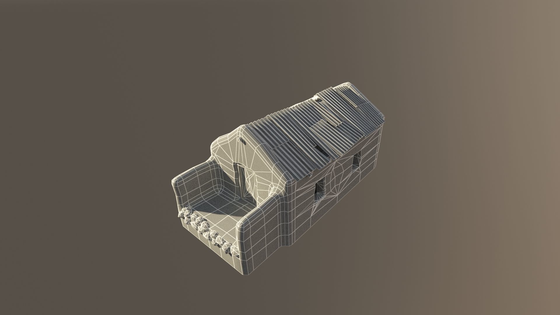 3D model Afghanistan Middle East Village Town Houses VR / AR / low-poly ...