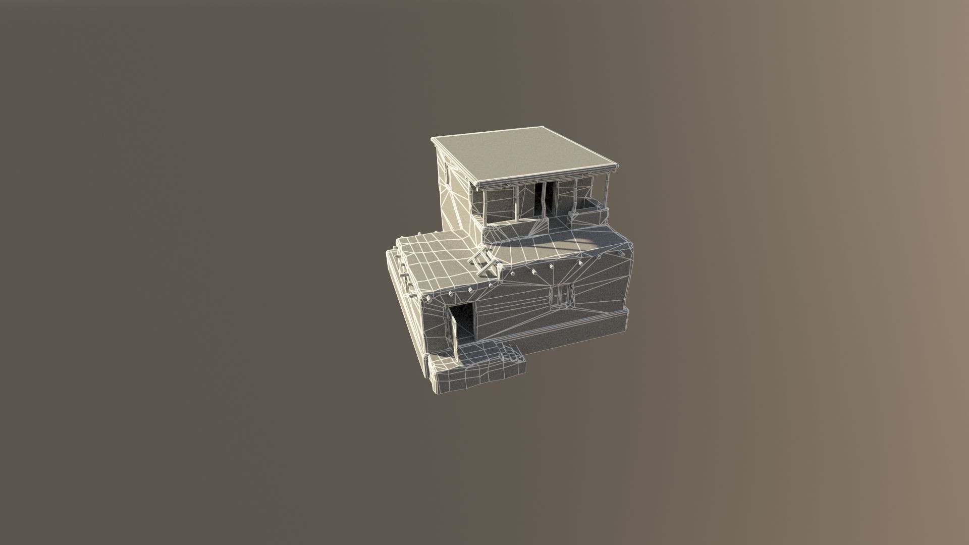 3D model Afghanistan Middle East Village Town Houses VR / AR / low-poly ...