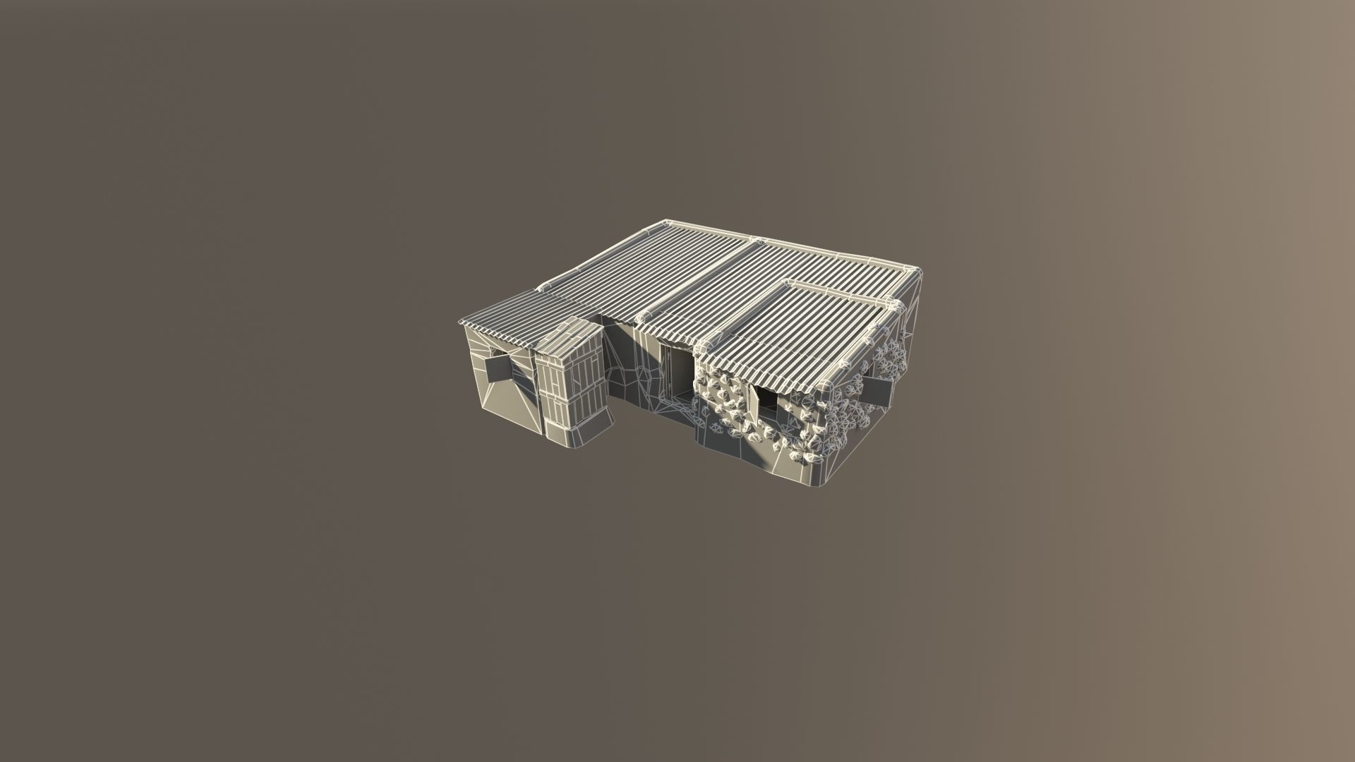 3D model Afghanistan Middle East Village Town Houses VR / AR / low-poly ...