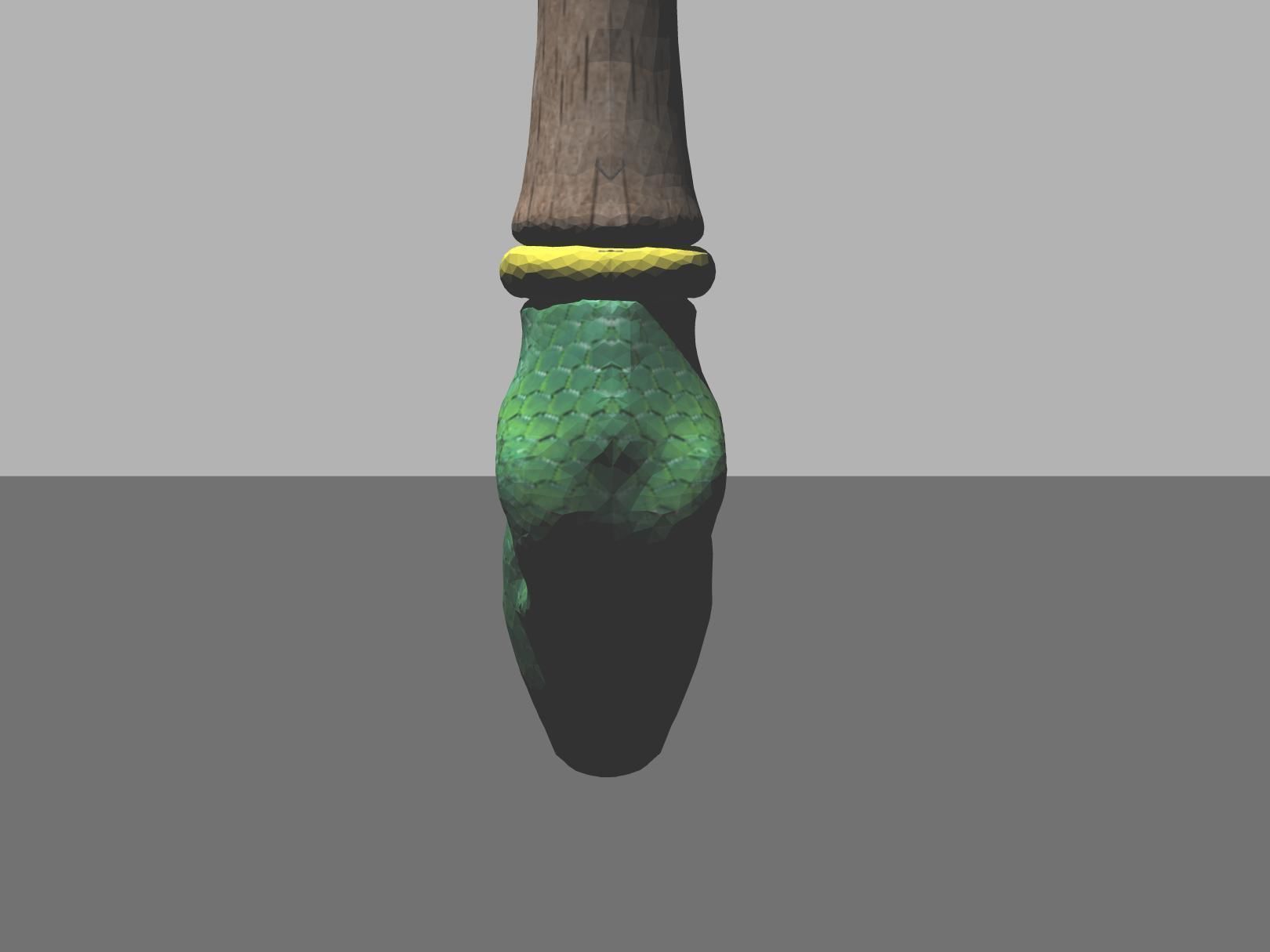 Marble Wand free 3D model | CGTrader