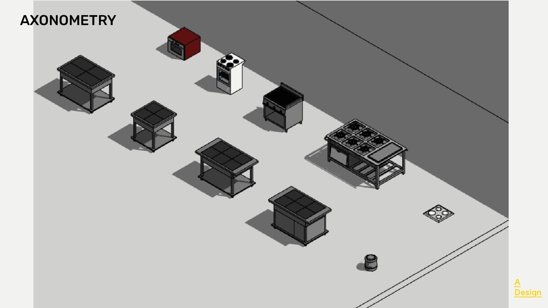 Stove - Pack of revit families 3D model | CGTrader