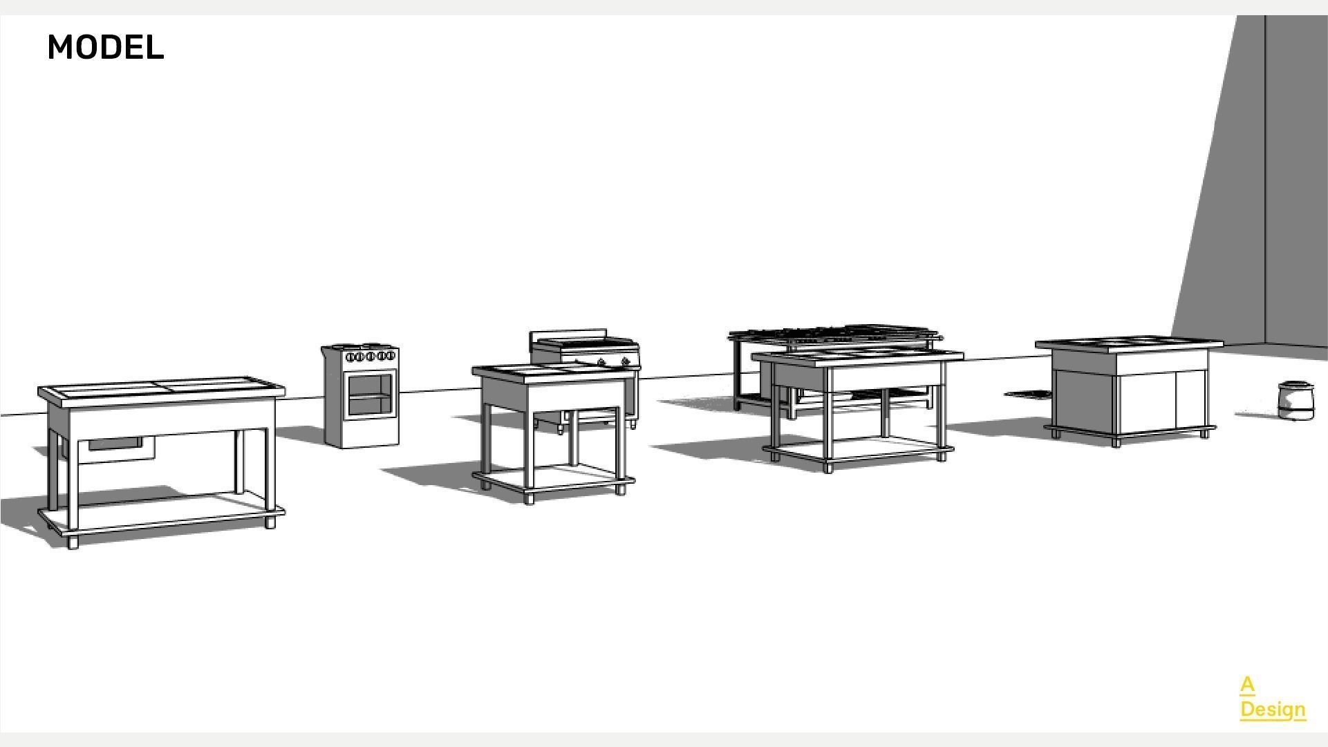 Stove - Pack of revit families 3D model | CGTrader