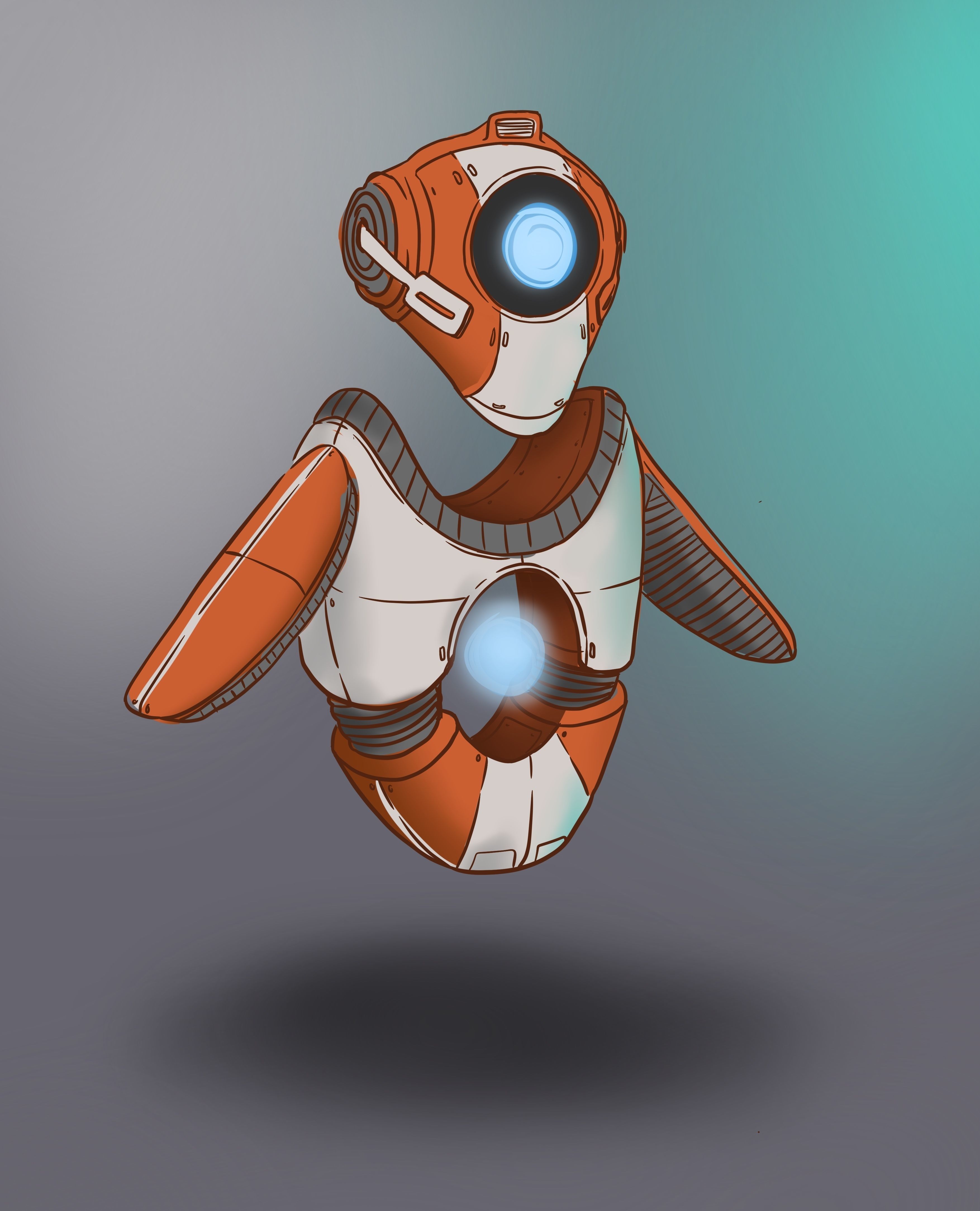 3D model ROBOKO futuristic robot VR / AR / low-poly | CGTrader