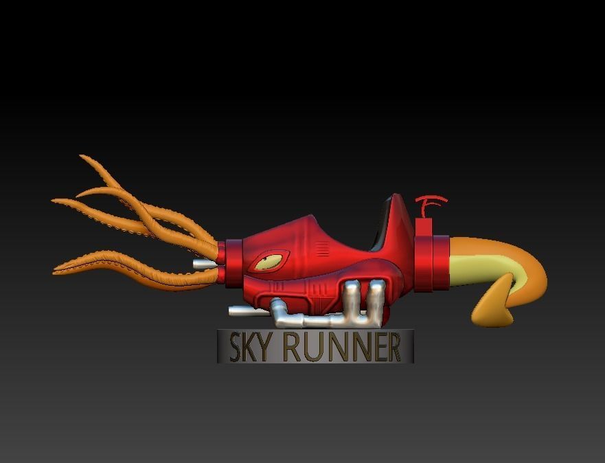 DESTRUCTOR - SKY RUNNER 3D model 3D printable | CGTrader