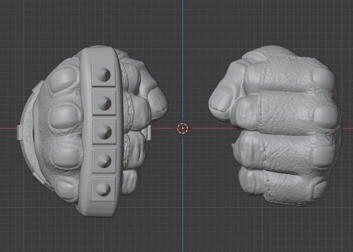 Custom Bane Fists for McFarlane Bane Figure 3D model 3D printable ...