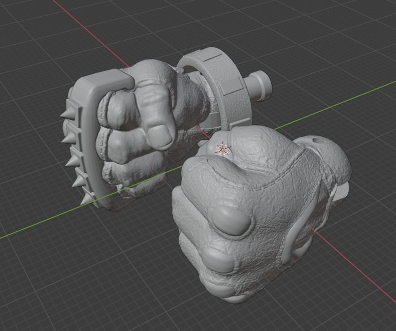Custom Bane Fists for McFarlane Bane Figure 3D model 3D printable ...