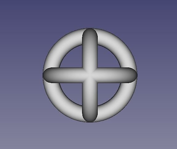 Crossed Tori free 3D model 3D printable | CGTrader