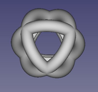 Crossed Tori free 3D model 3D printable | CGTrader